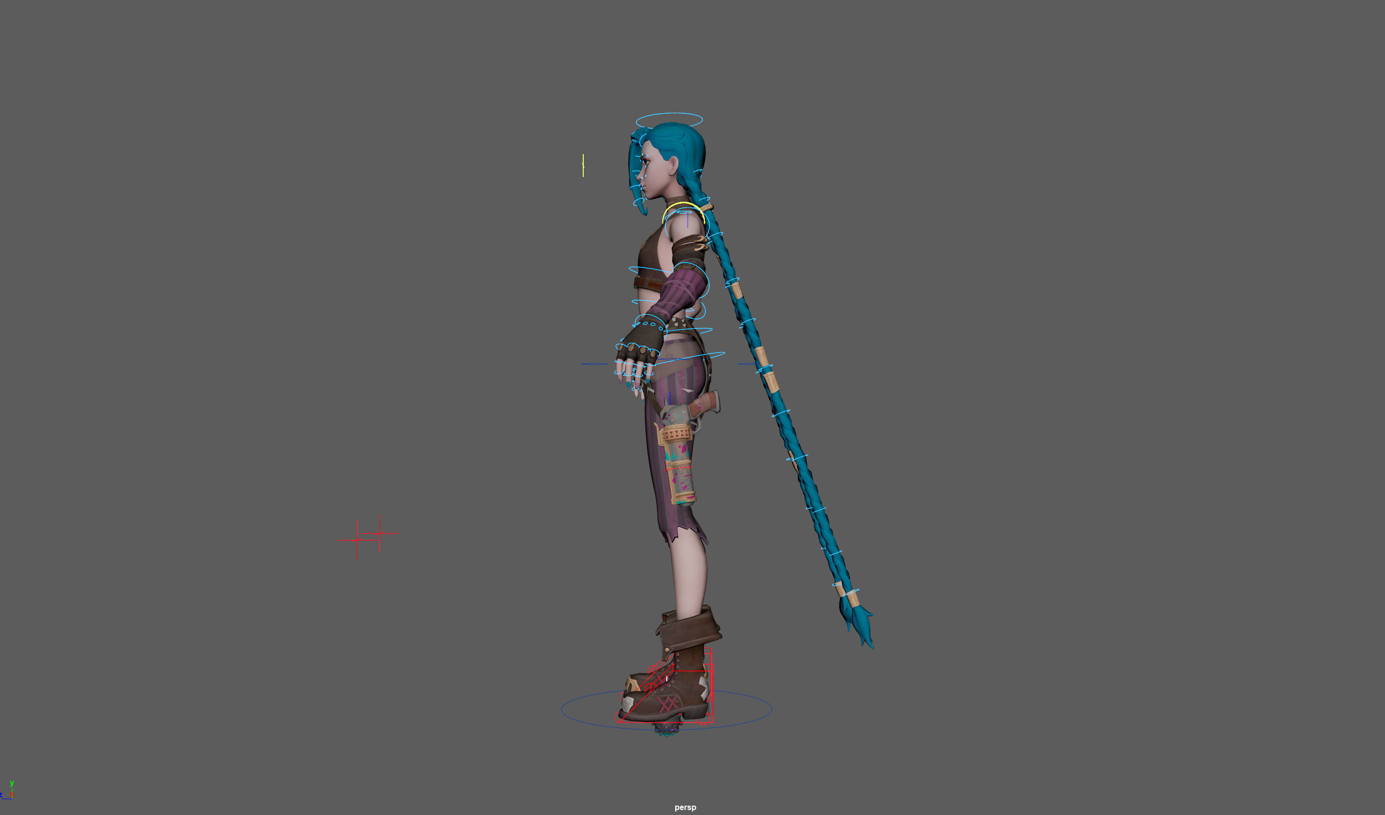 3D model Arcane Jinx Rig VR / AR / low-poly | CGTrader