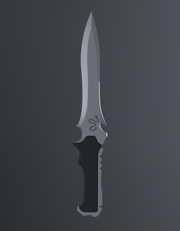 Resident Evil 4 Remake - Fighting Knife - Krausers Knife - Leon 3D ...