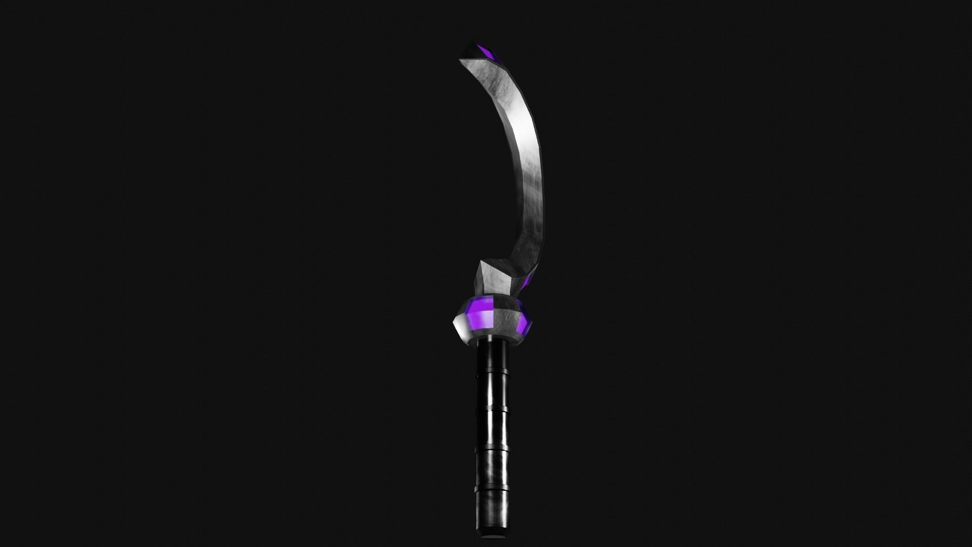 Futuristic Sickle Weapon free VR / AR / low-poly 3D model | CGTrader