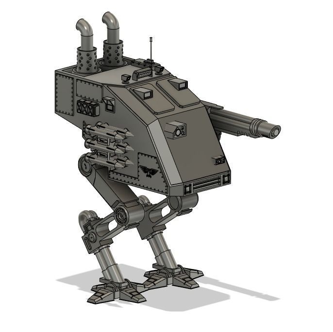 Imperial Of Man Walker 3D model 3D printable | CGTrader