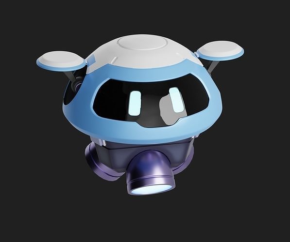 Mei Robot Snowball from Overwatch 2 - cosplay props 3D model 3D ...