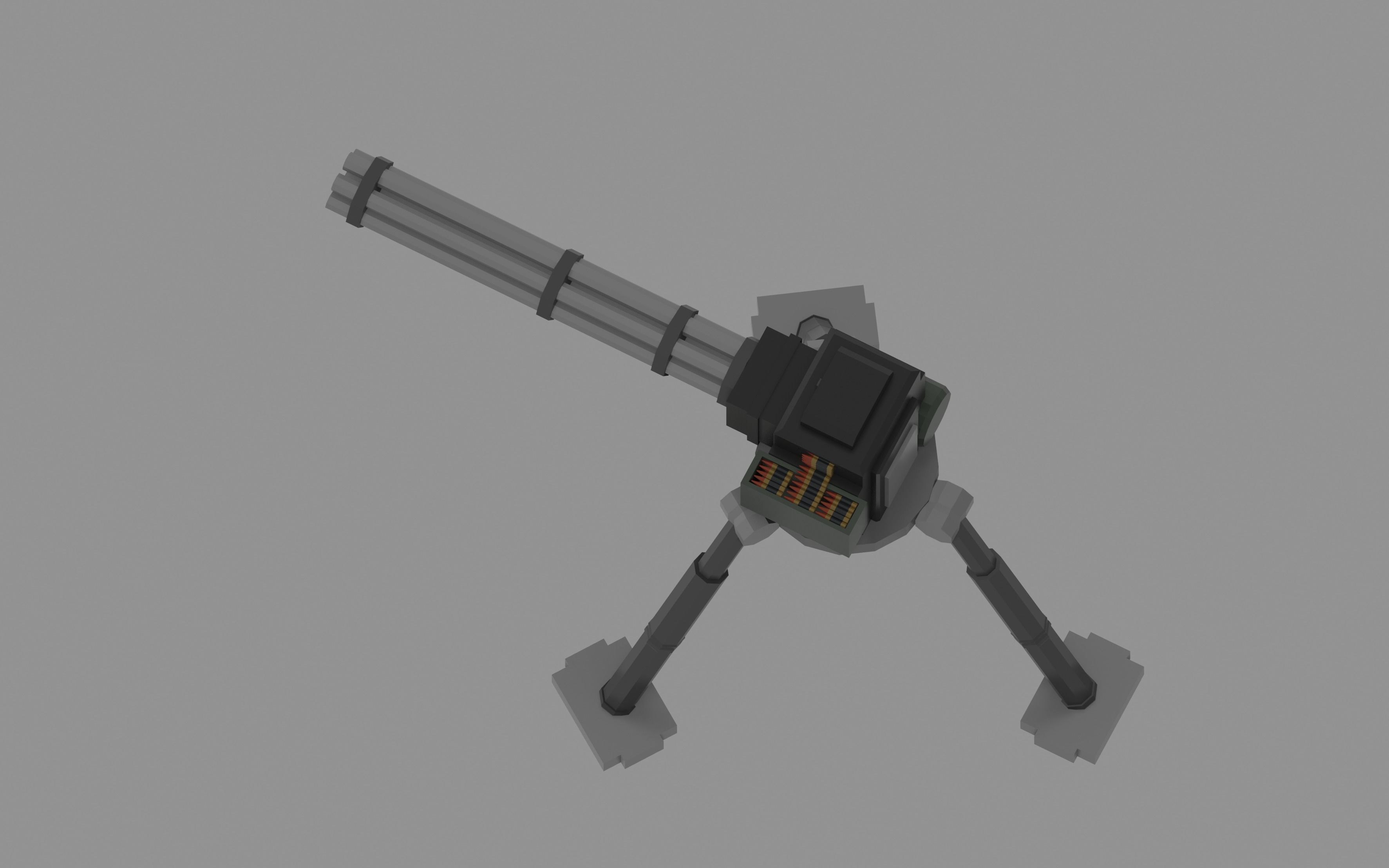 3D model Sentry Gun VR / AR / low-poly | CGTrader