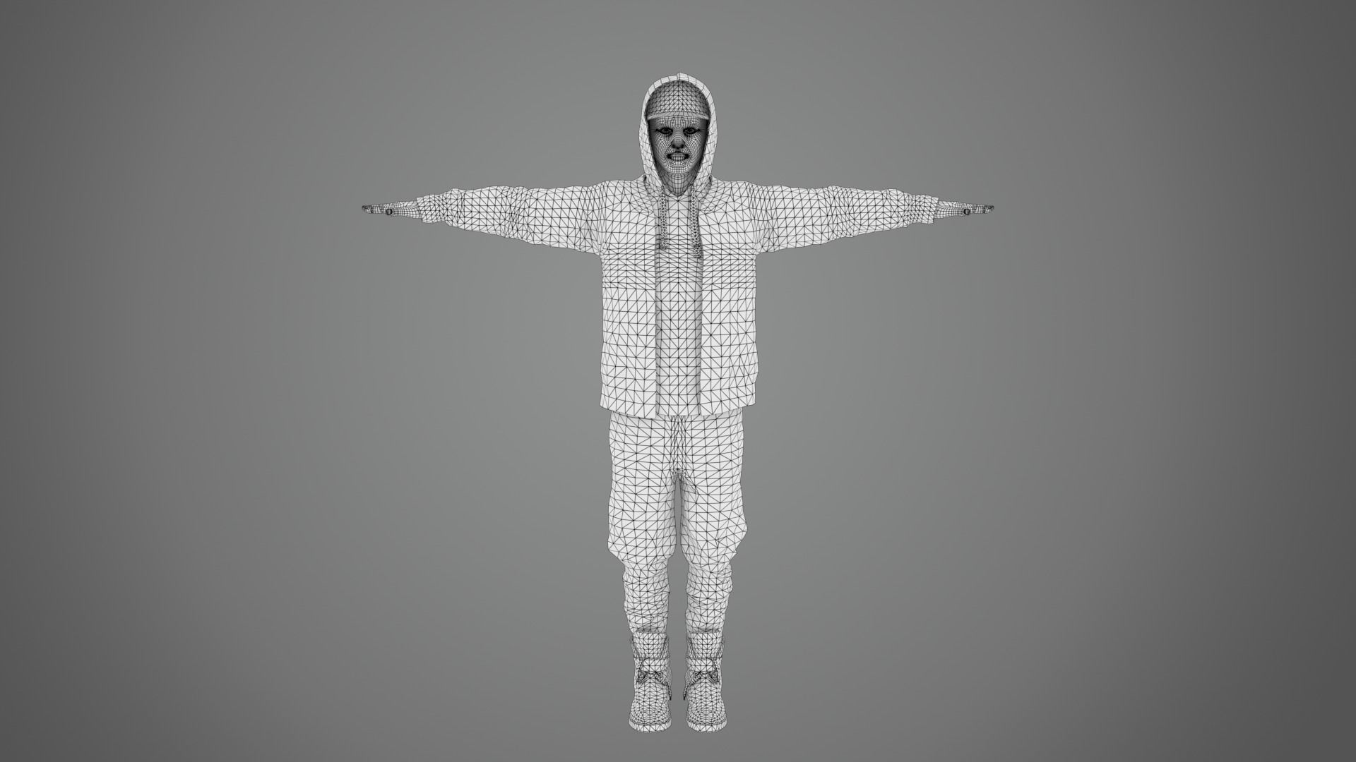 3D model Hip Hop Man Rigged 3D Modle VR / AR / low-poly | CGTrader