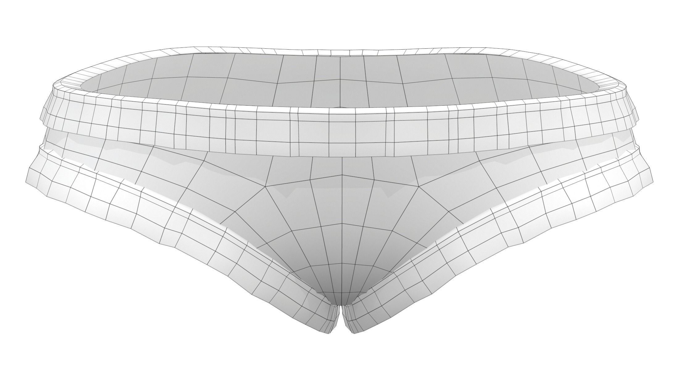 3D model Frill Retro Pin Up Underwear VR / AR / low-poly | CGTrader