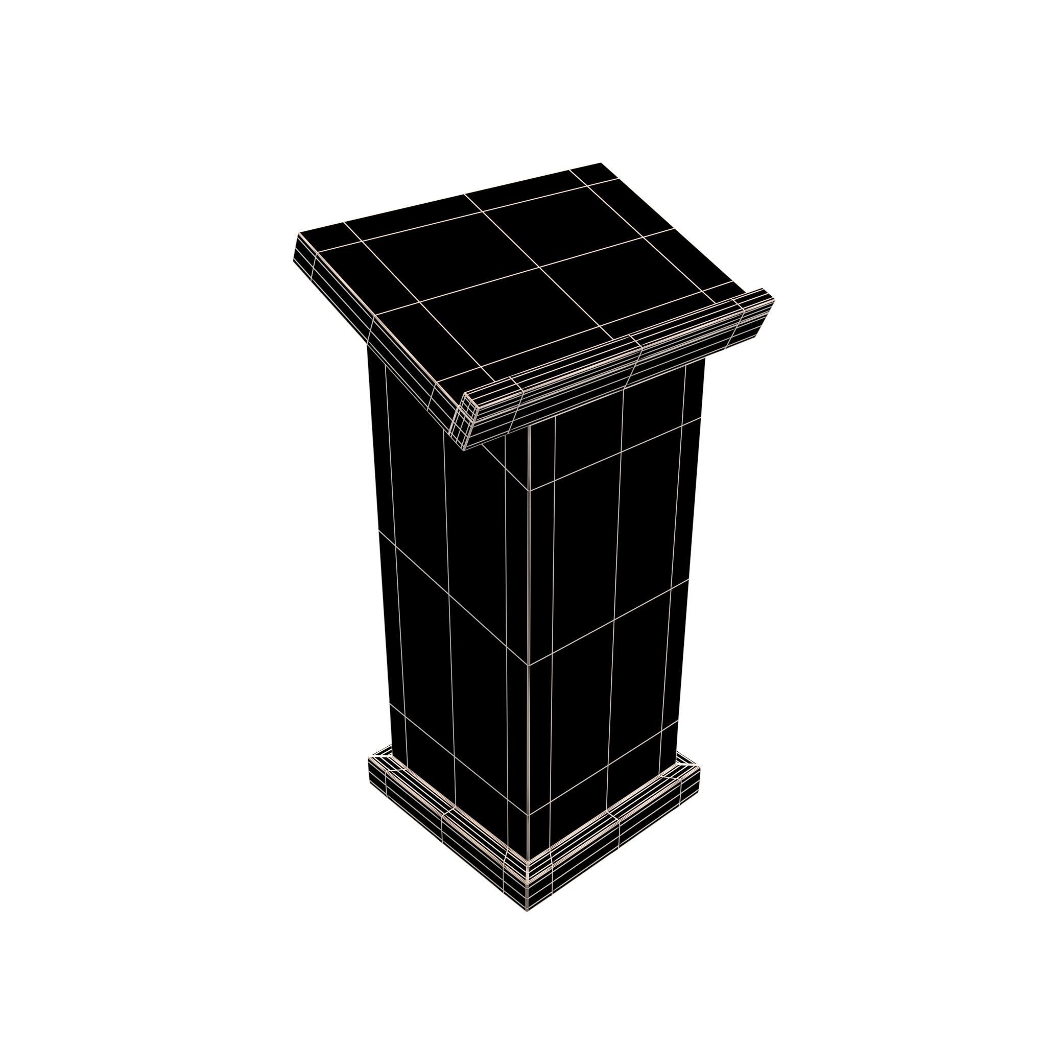 3D model Lectern v1 001 VR / AR / low-poly | CGTrader
