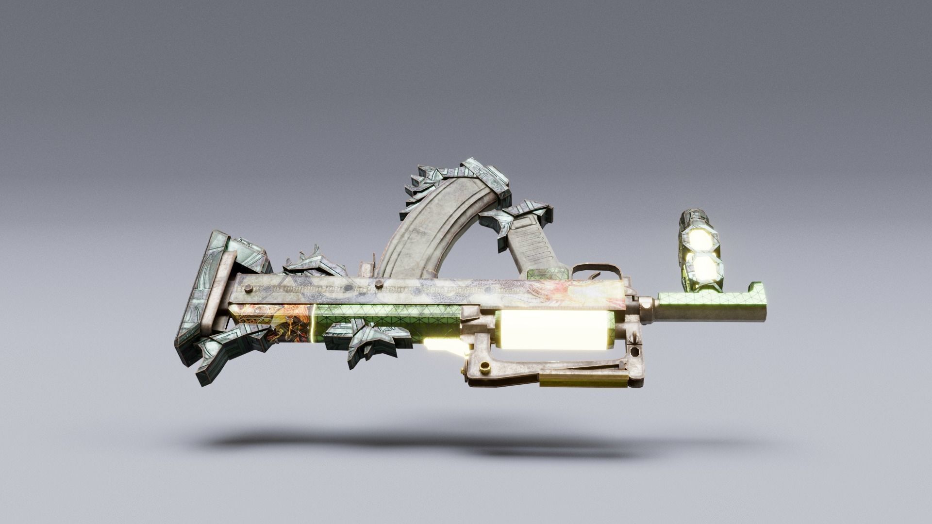 3D model Weapon GROZA VR / AR / low-poly | CGTrader