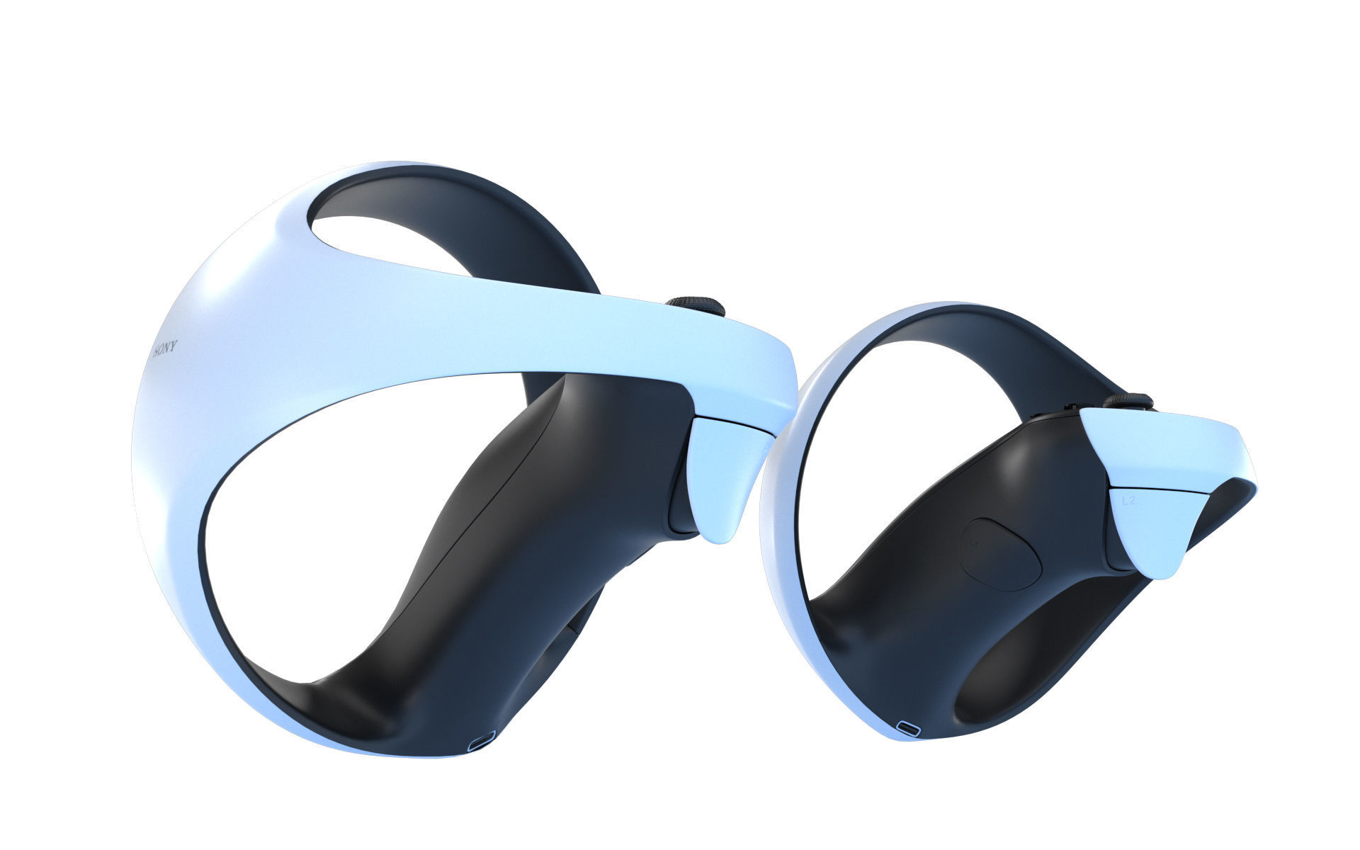 Sony Playstation VR 2 Controllers 3D model | CGTrader