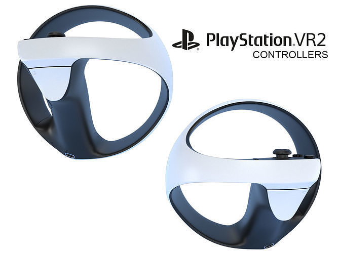 Sony Playstation VR 2 Controllers 3D model | CGTrader
