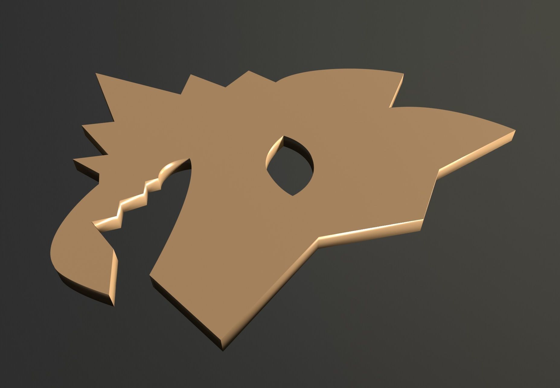 AS Roma - wolf logo free 3D model 3D printable | CGTrader