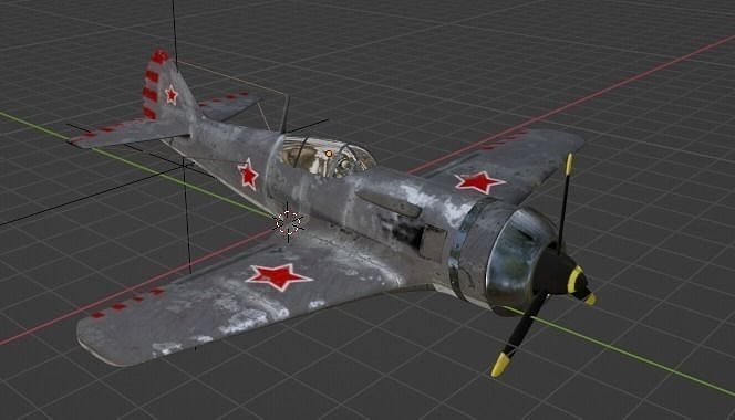 3D model war plane VR / AR / low-poly | CGTrader