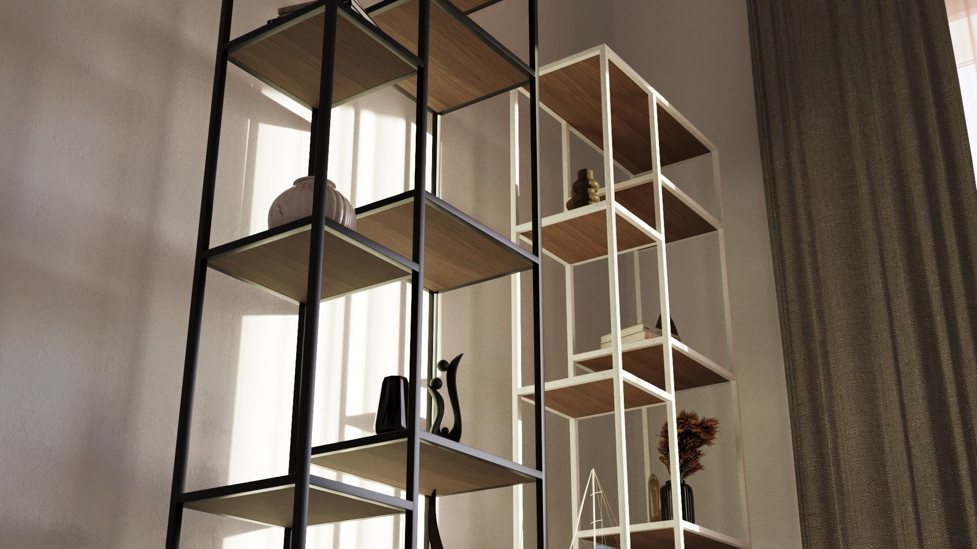 3D model Shelving TRAPPEDAL 7 Jysk VR / AR / low-poly | CGTrader