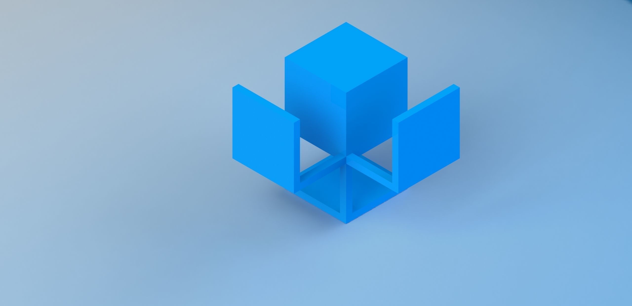 Projection cube 3D model 3D printable | CGTrader