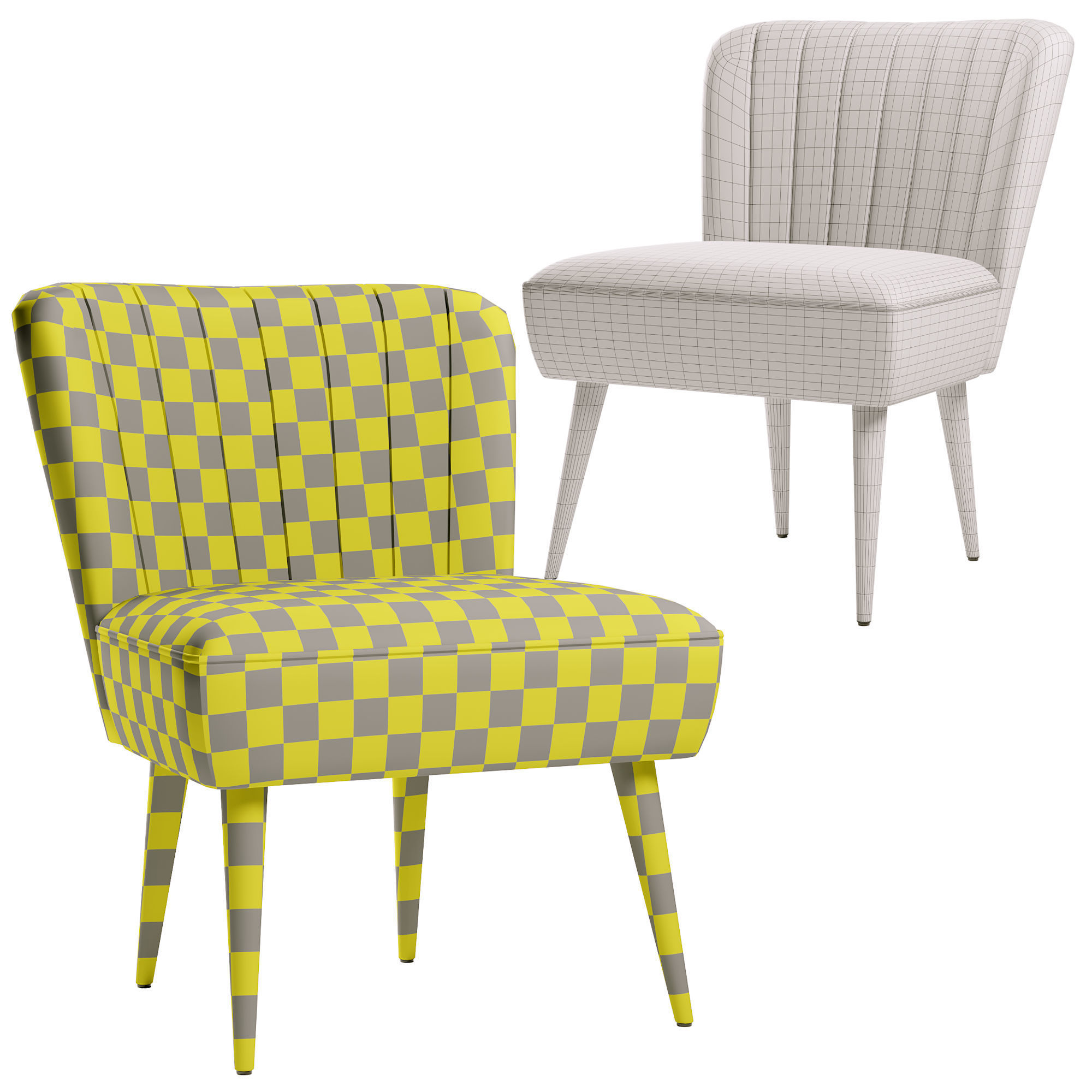 3D model Madeline Chair VR / AR / low-poly | CGTrader