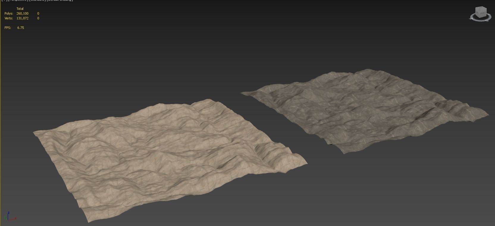 3D model tileable rockey landscape VR / AR / low-poly | CGTrader