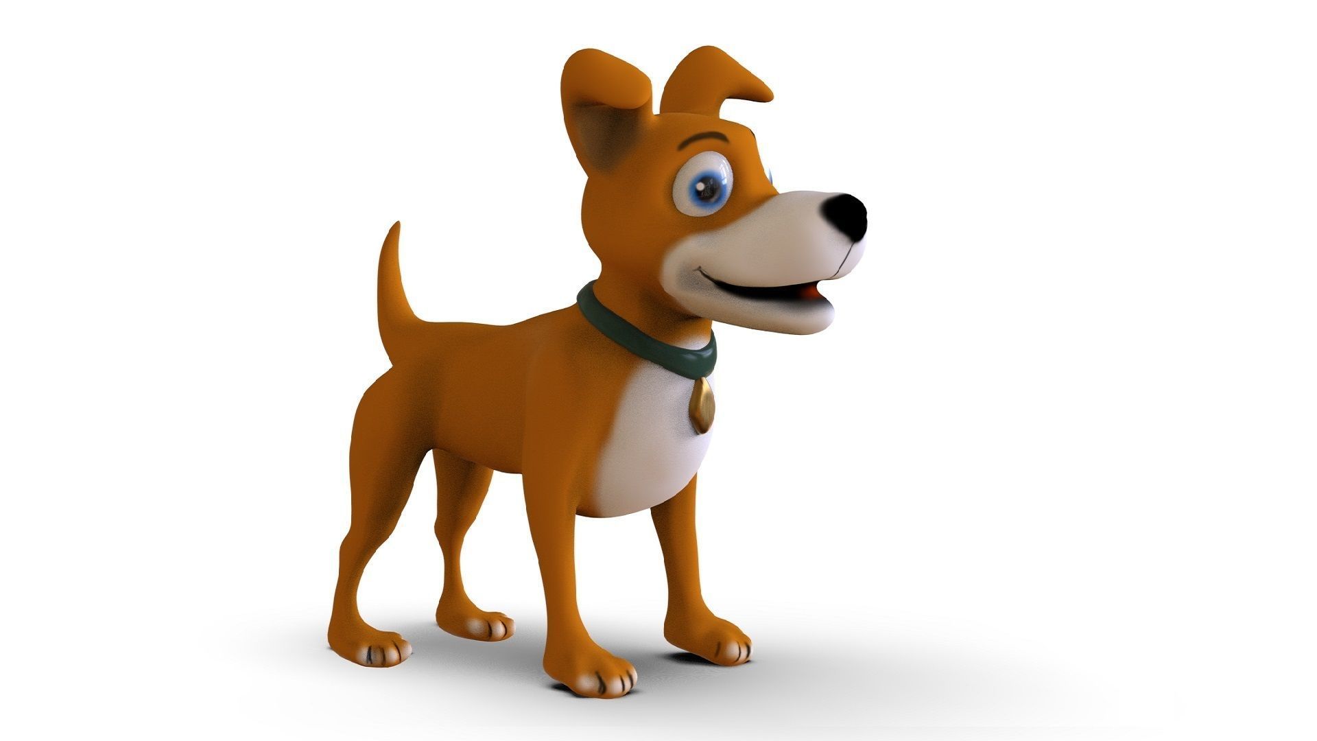 3D model Dog Cartoon VR / AR / low-poly | CGTrader