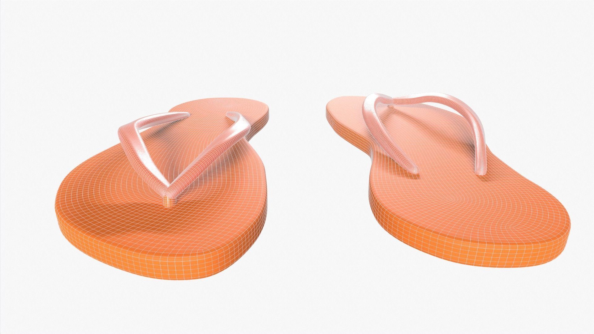 3D model Flip flops VR / AR / low-poly | CGTrader
