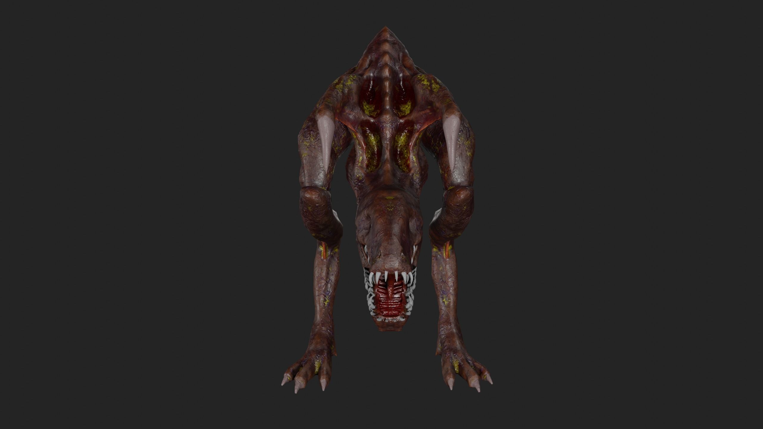 3D model Monster PBR VR / AR / low-poly | CGTrader