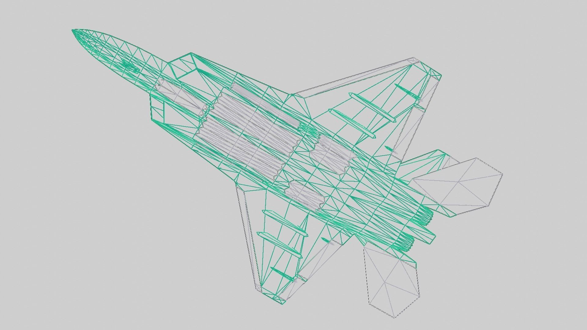 3D model TAI TF-X Turkish stealth Fighter VR / AR / low-poly | CGTrader