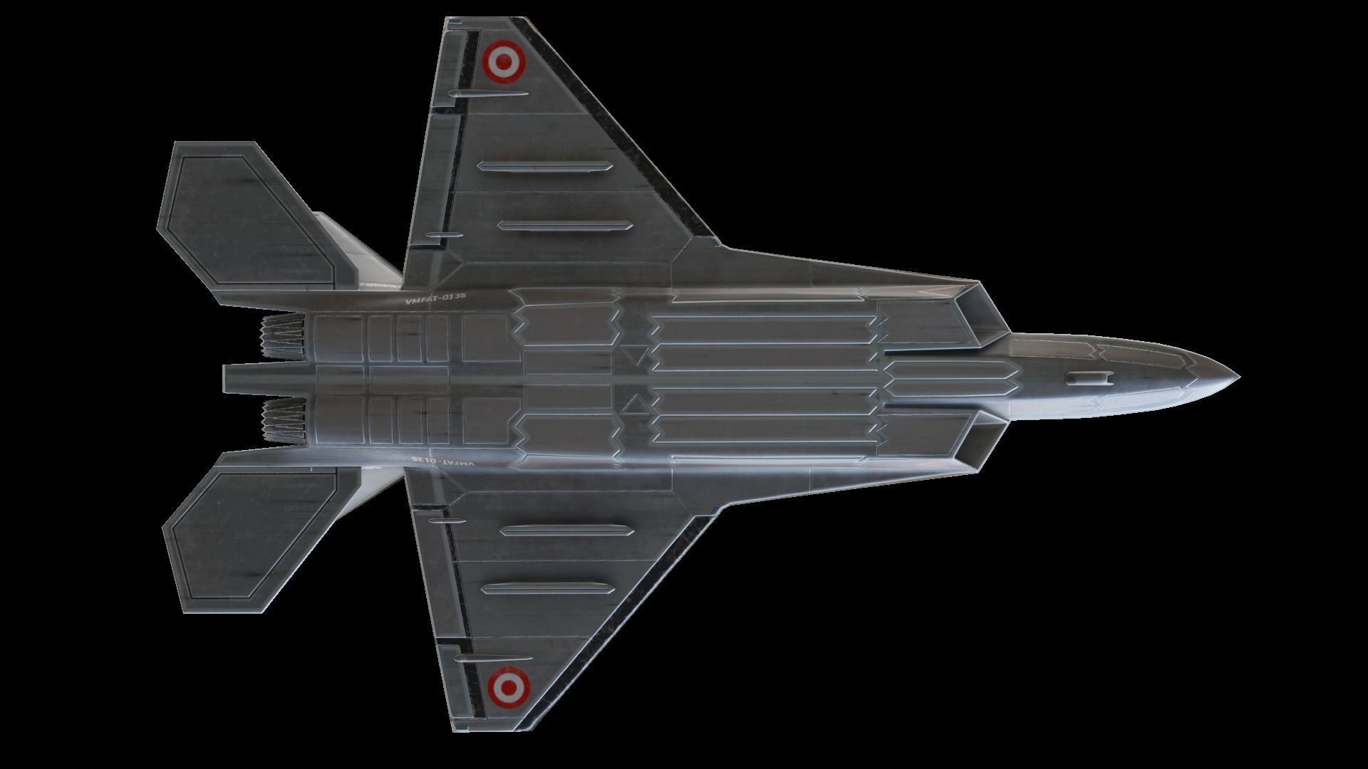 3D model TAI TF-X Turkish stealth Fighter VR / AR / low-poly | CGTrader