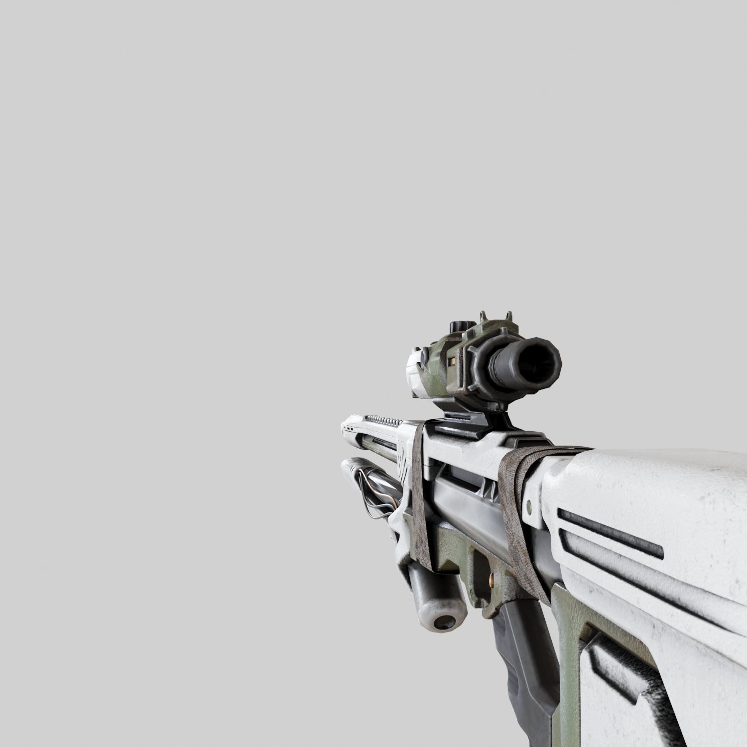 3D model SciFi Sniper Rifle VR / AR / low-poly | CGTrader