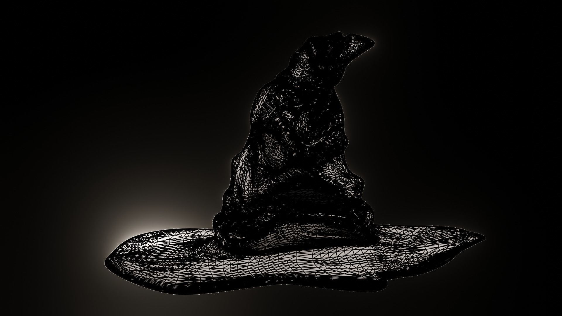 Harry Potter Sorting Hat Printiable 3D Keychain 3D model 3D printable ...