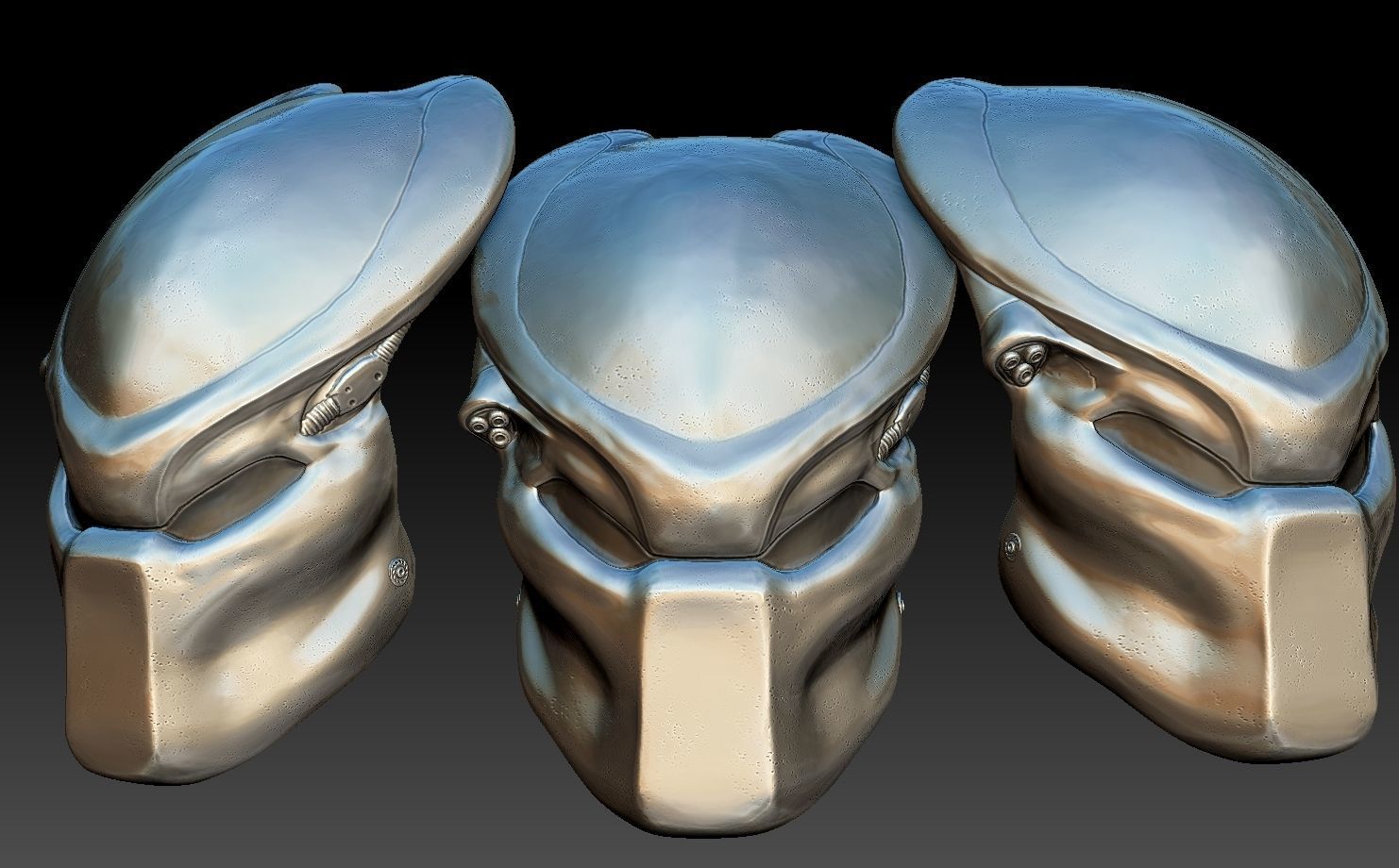 predator helmet pack 3D model 3D printable | CGTrader