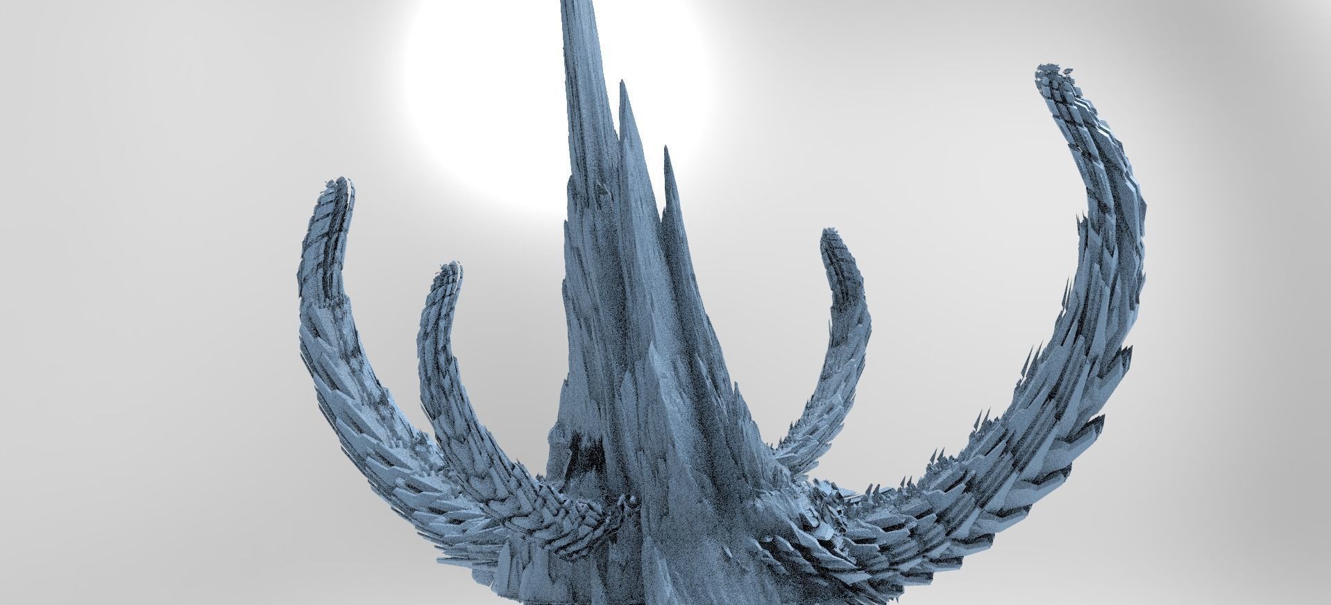 Dragon Bone Spine cliffs Huge 3D model | CGTrader