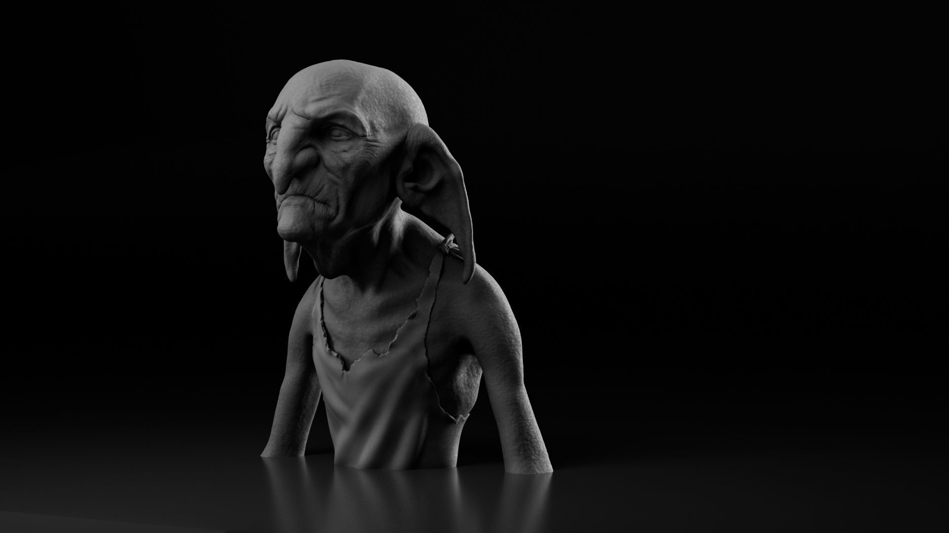 Timothy Bateson - Kreacher - Harry Potter 3D model 3D printable | CGTrader