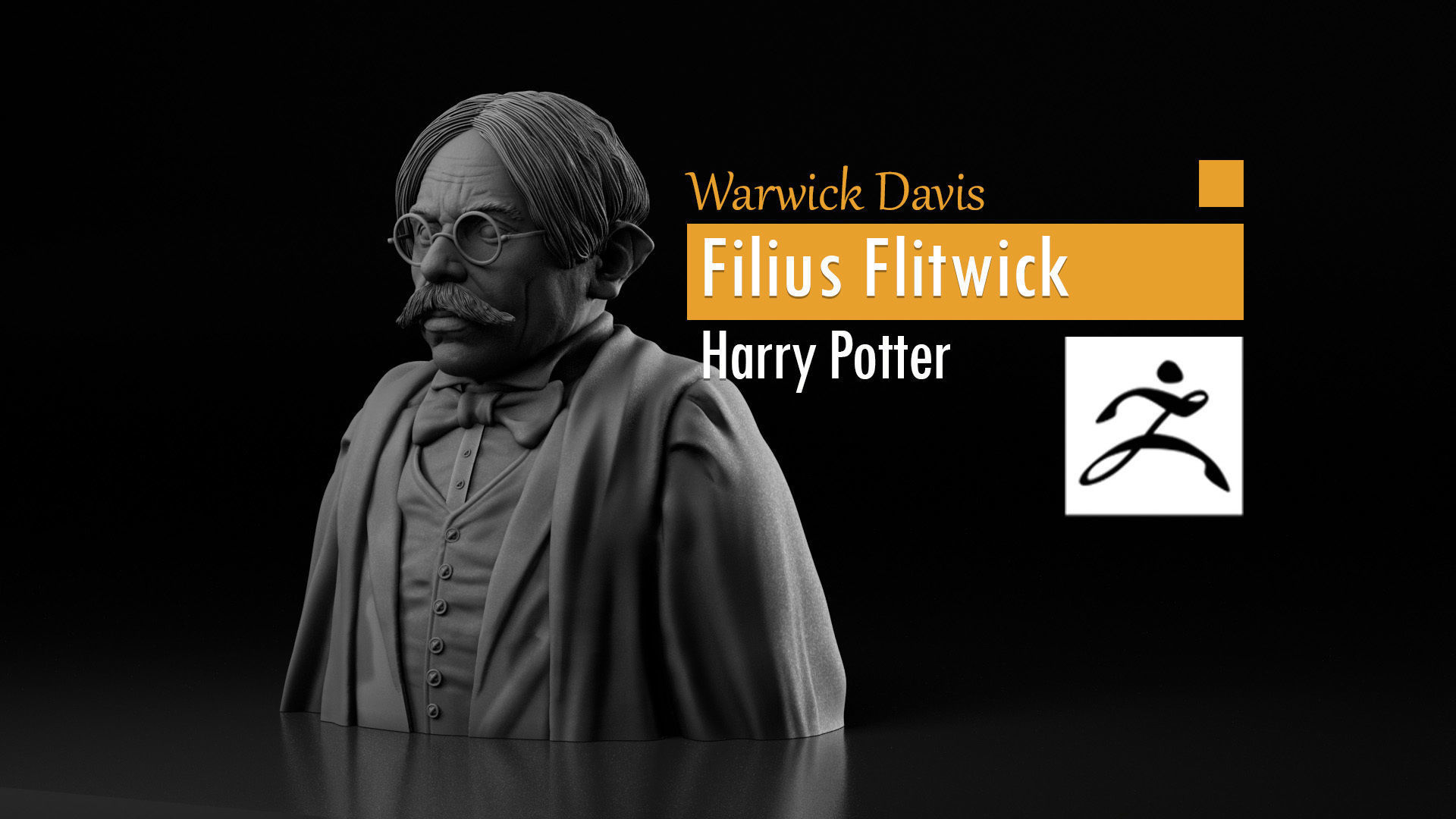 Warwick Davis - Filius Flitwick - Harry Potter 3D model 3D printable ...