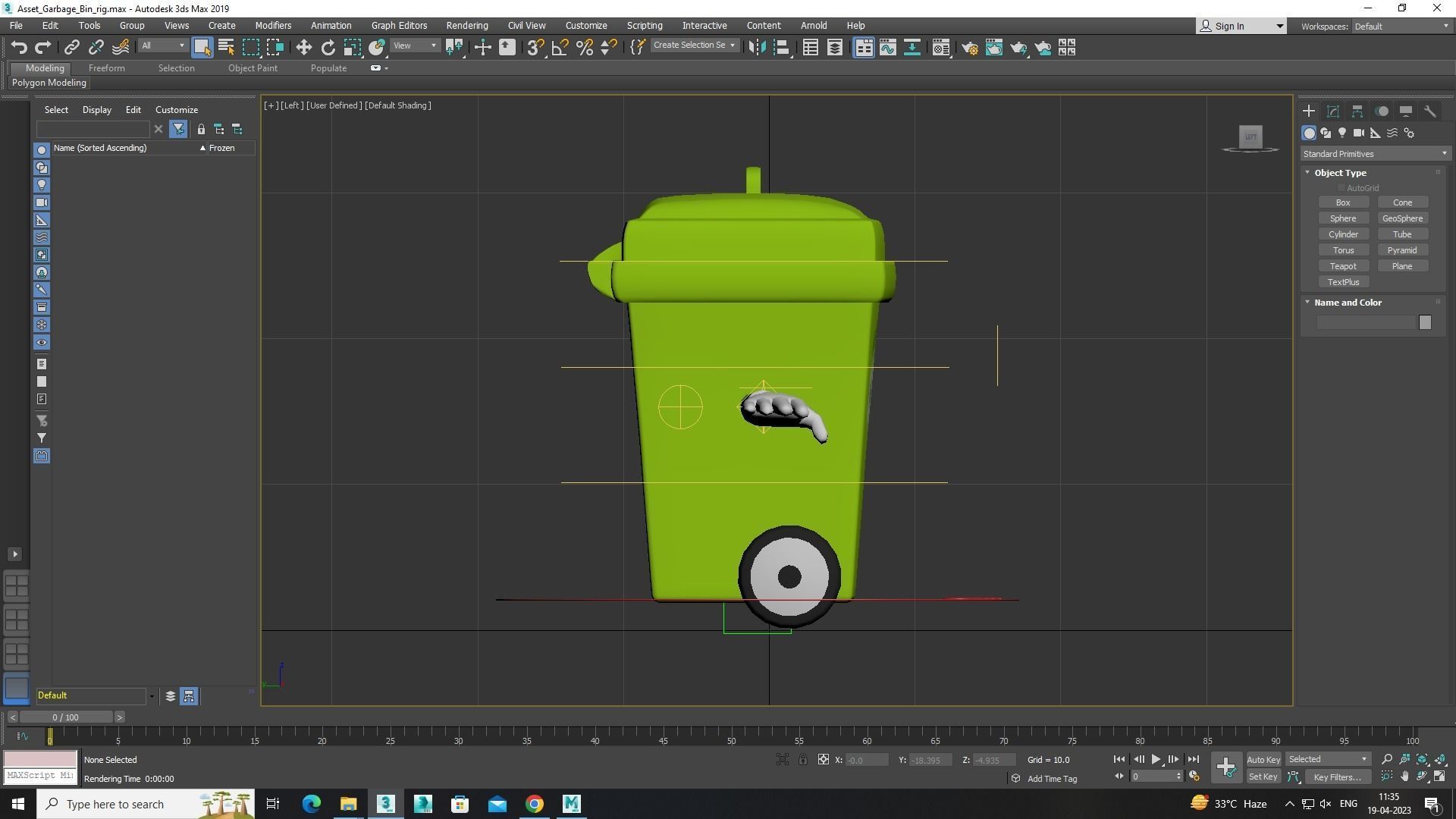 Garbage Model free 3D model rigged | CGTrader