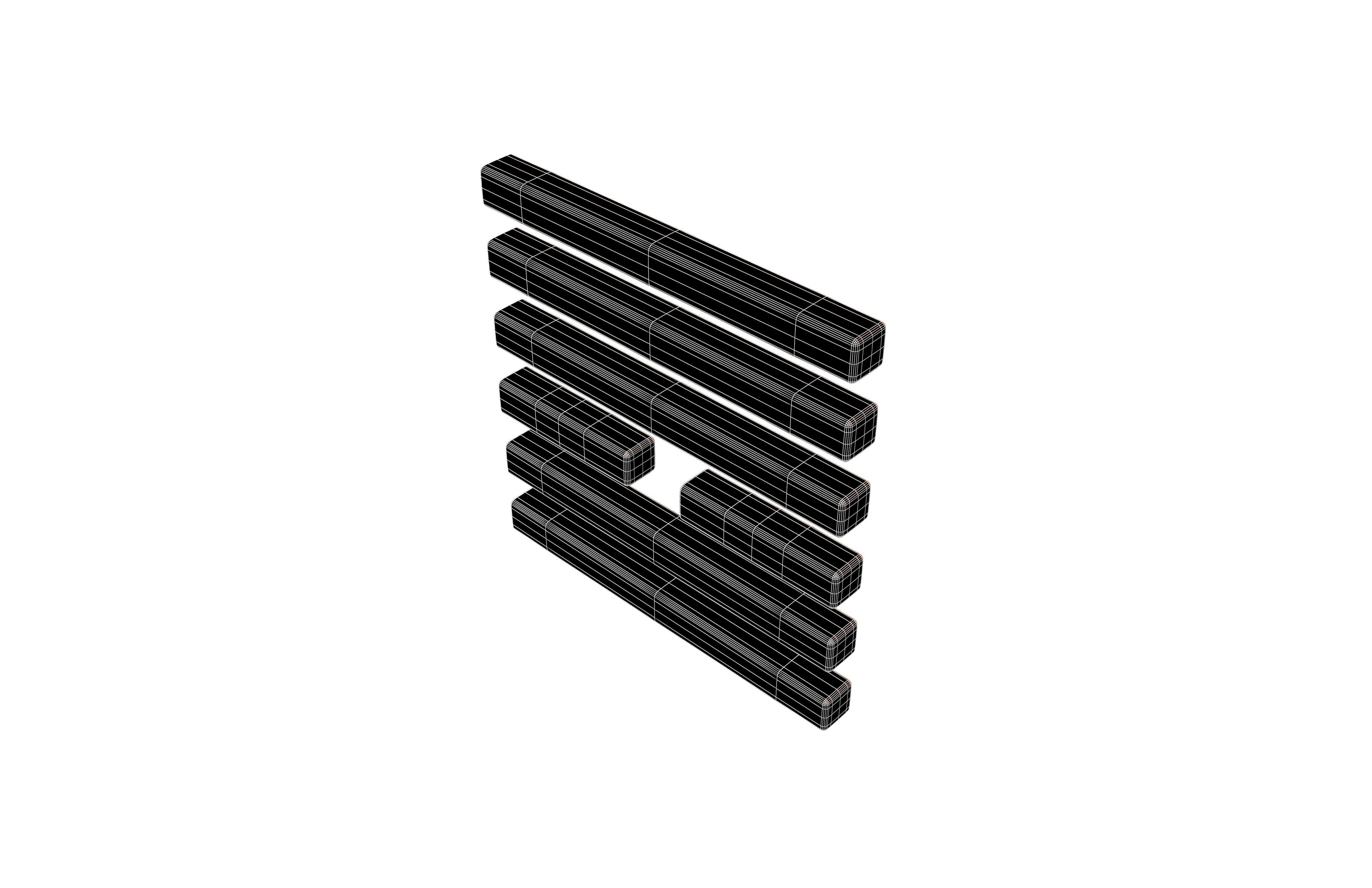 3D model I Ching Hexagrams 10 lu v1 001 VR / AR / low-poly | CGTrader