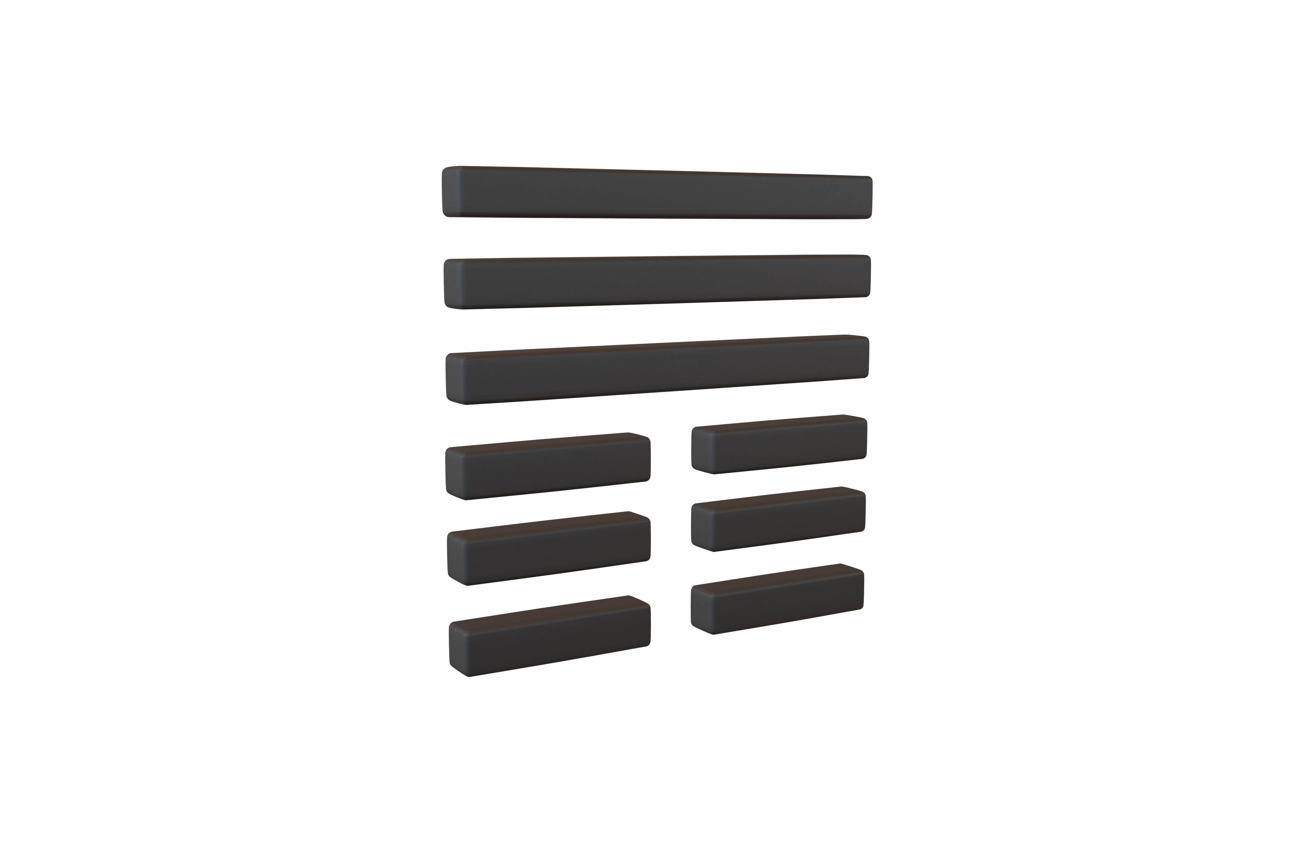 3D model I Ching Hexagrams 12 pi v1 001 VR / AR / low-poly | CGTrader