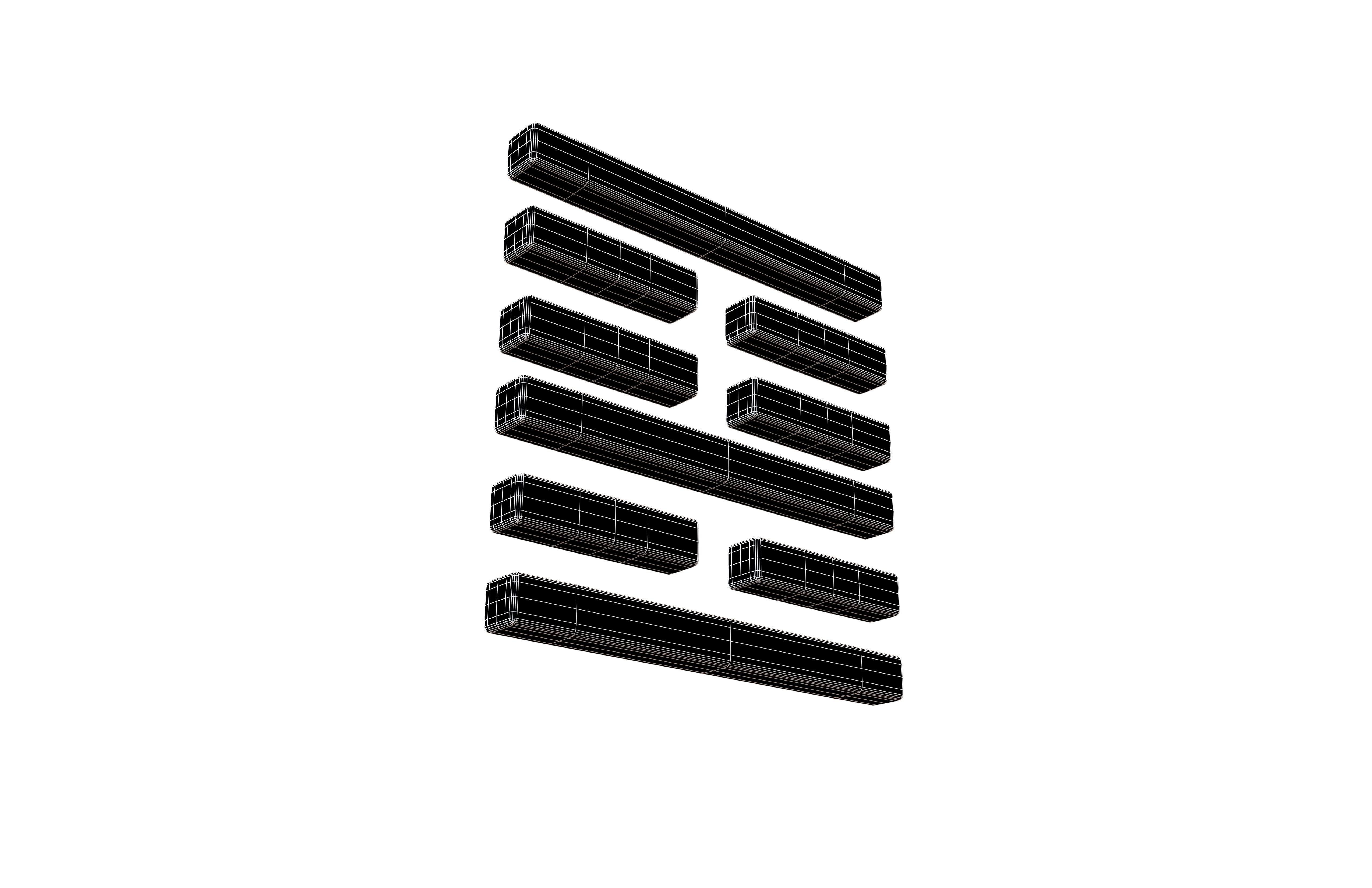 3D model I Ching Hexagrams 22 bi v1 001 VR / AR / low-poly | CGTrader