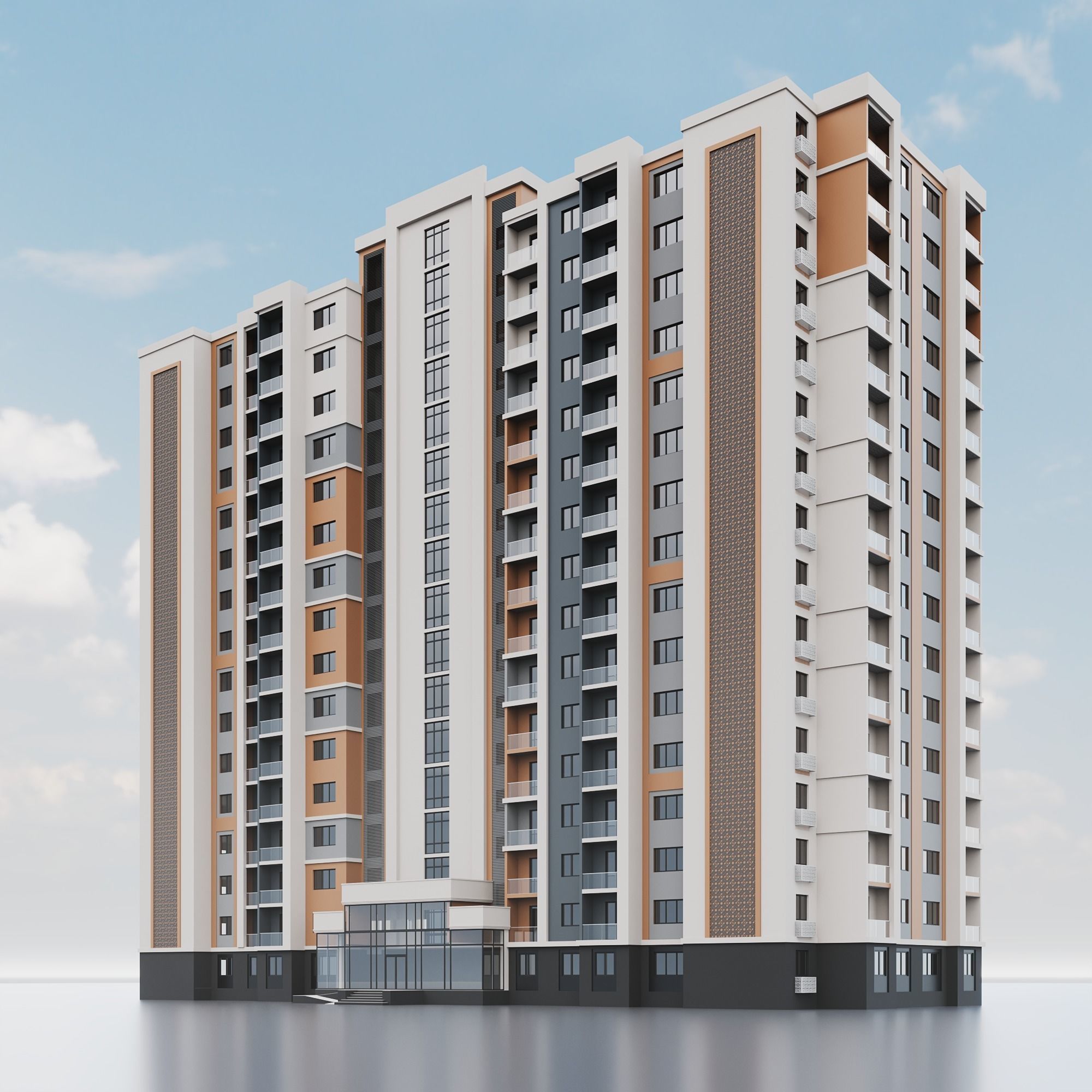 Residential Building 001 3D model | CGTrader