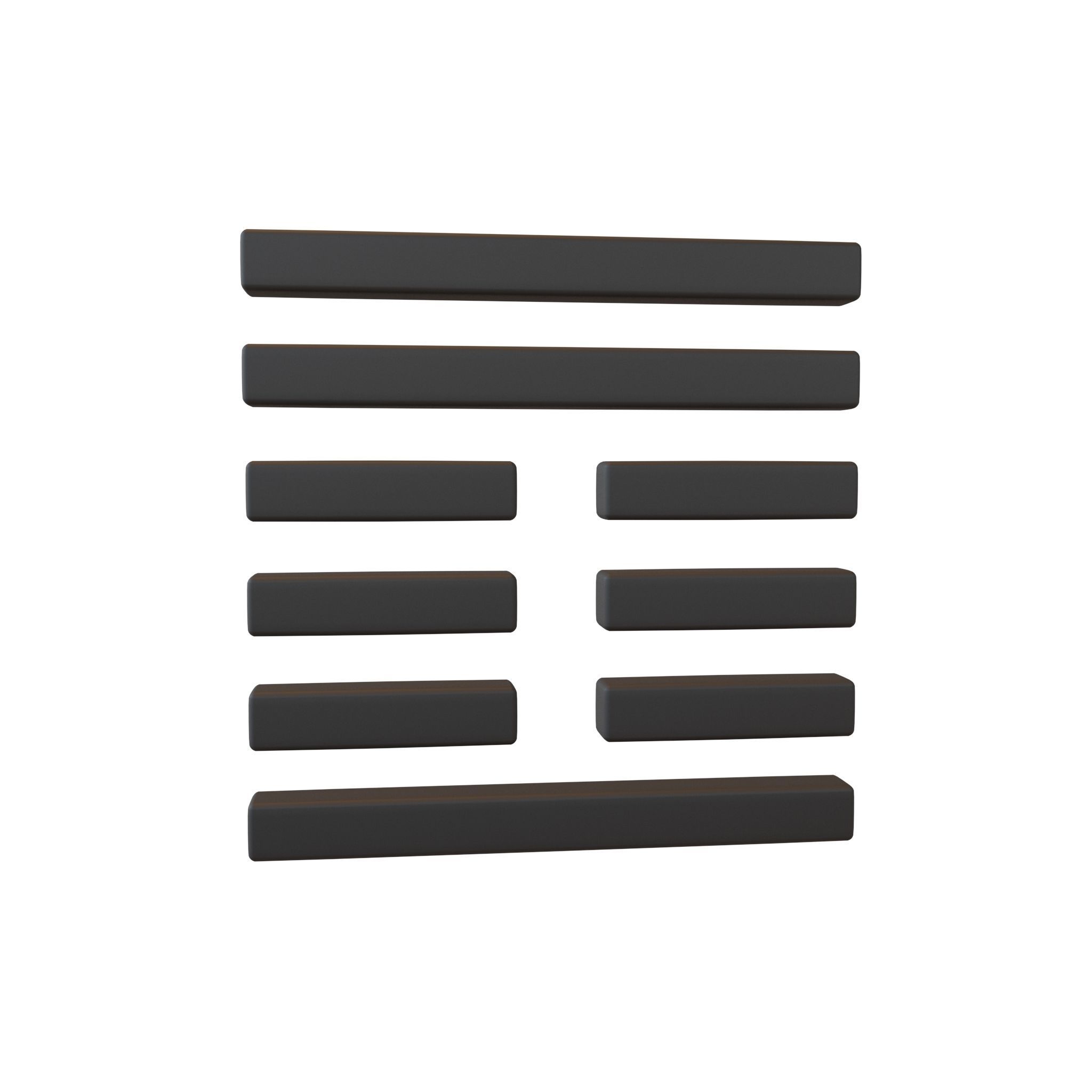 3D model I Ching Hexagrams 42 yi v1 001 VR / AR / low-poly | CGTrader