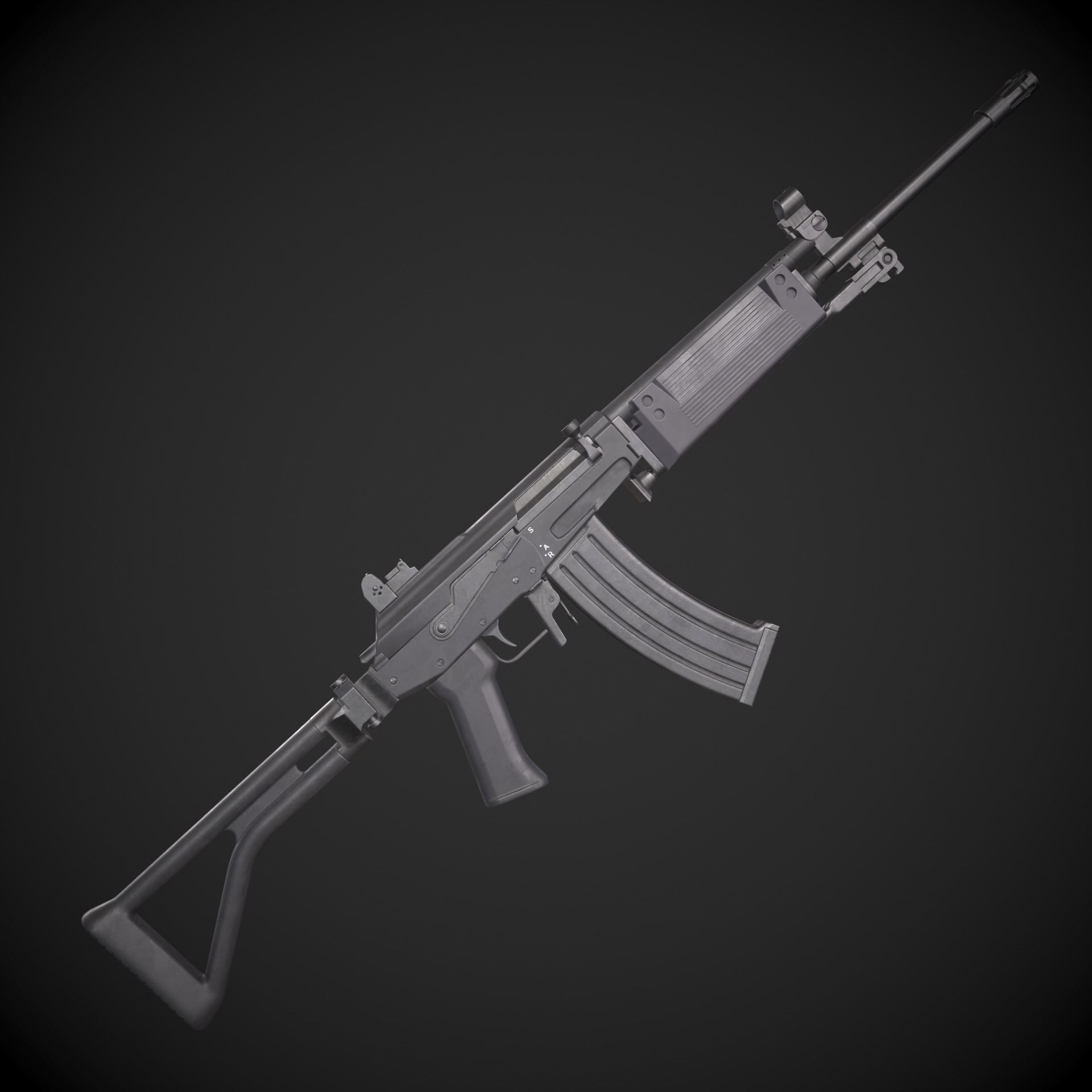 3D model Denel Vektor R4 VR / AR / low-poly | CGTrader