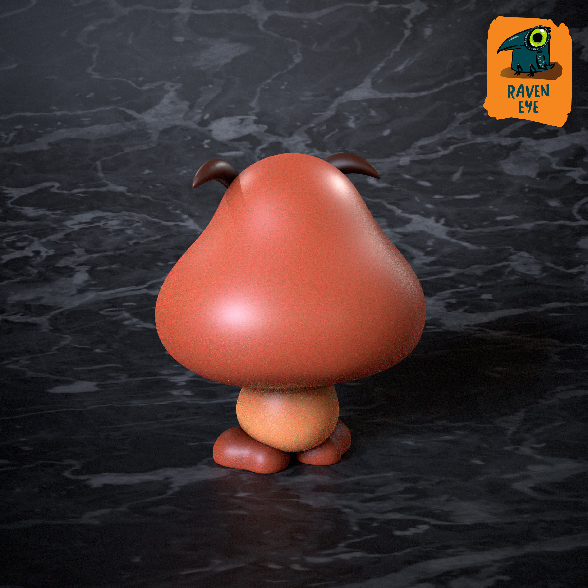 Goomba Super Mario bros 3D model 3D printable | CGTrader
