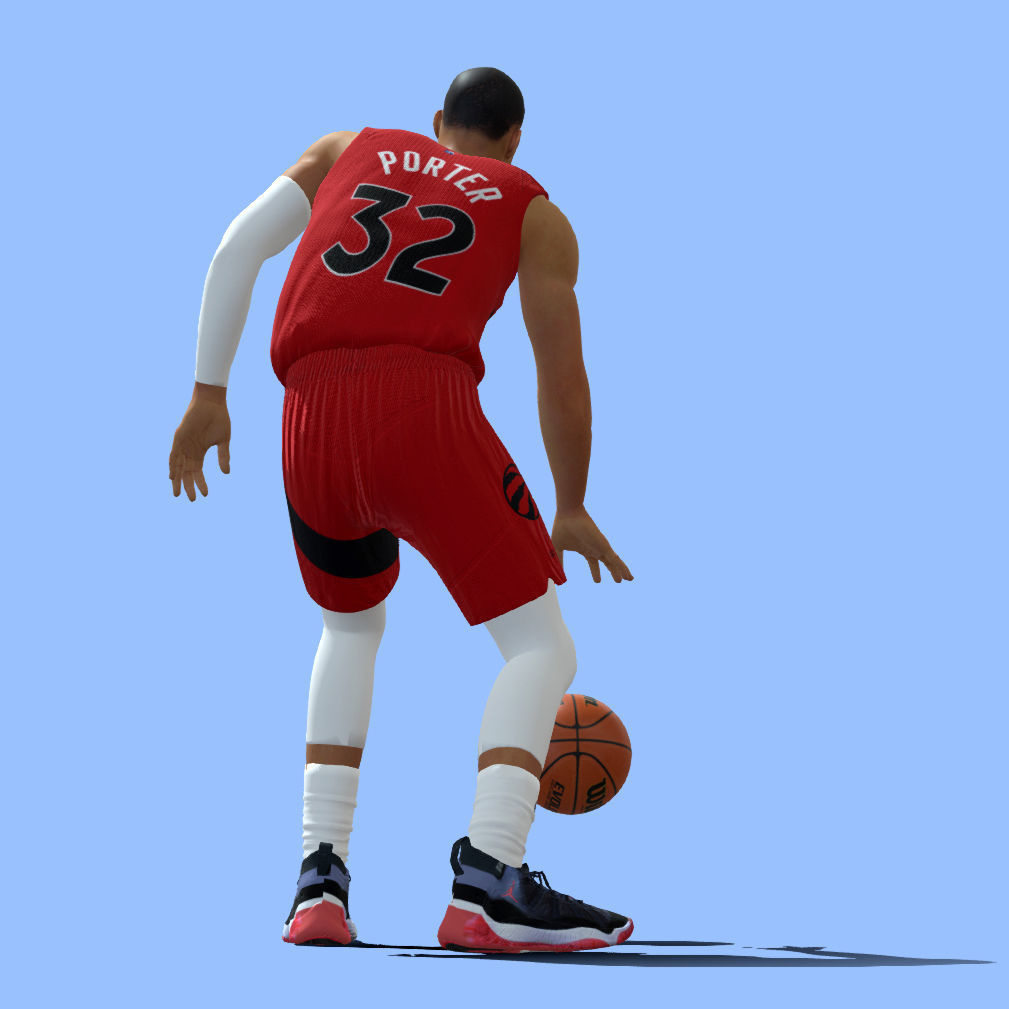 3D Rigged Otto Porter Jr Toronto Raptors NBA 3D model animated rigged | CGTrader