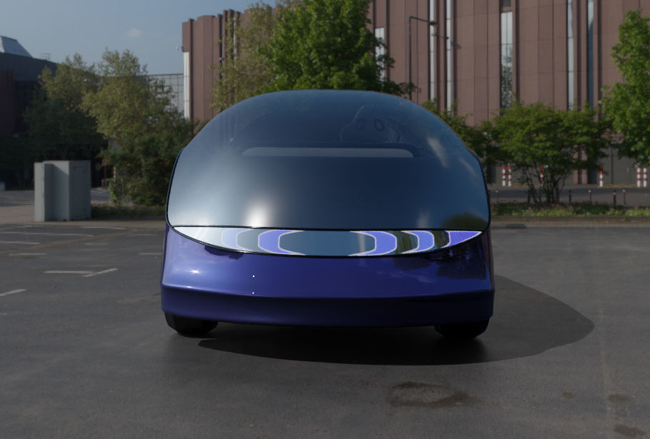 Futuristic Autonomic Vehicle Concept Car 3D model | CGTrader