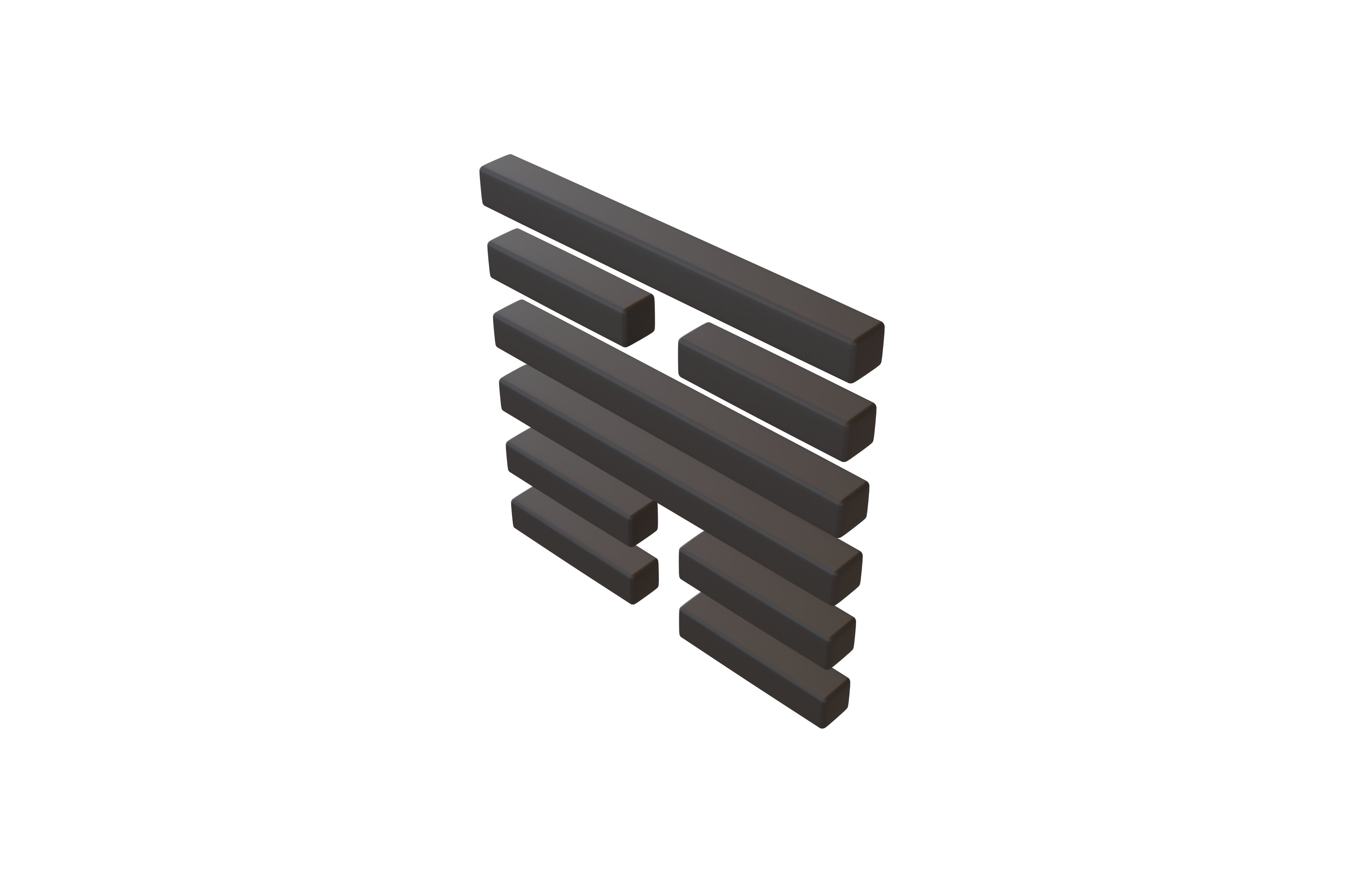 3D model I Ching Hexagrams 56 lu v1 001 VR / AR / low-poly | CGTrader