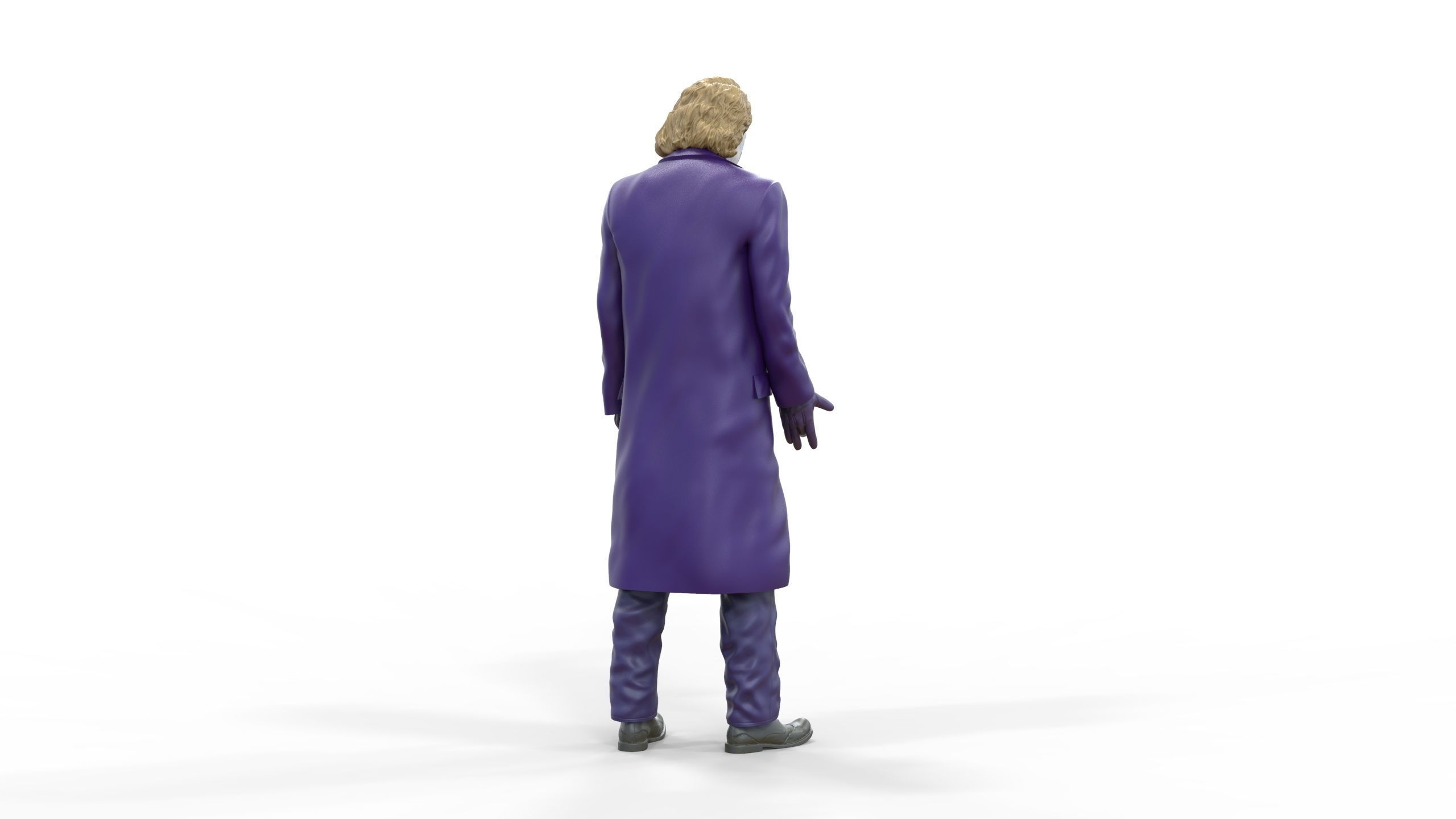 Joker The Dark Knight Heath Ledger 3D model 3D printable | CGTrader