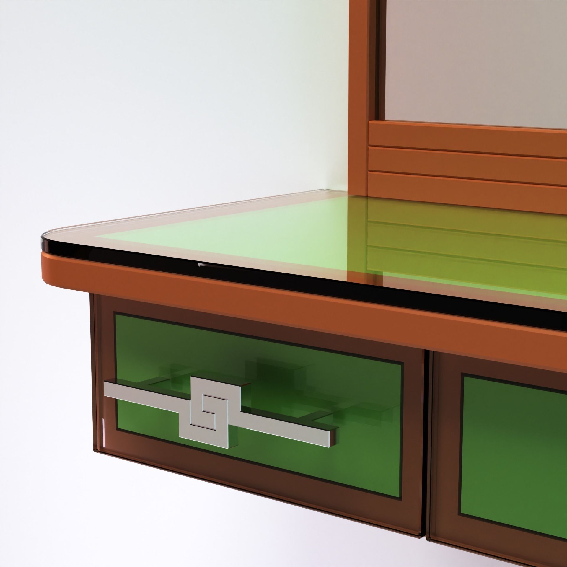 Vanity table with mirror 3D model | CGTrader