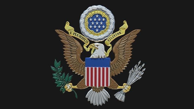 Mark of the US Army - 3D Printable 3D model 3D printable | CGTrader