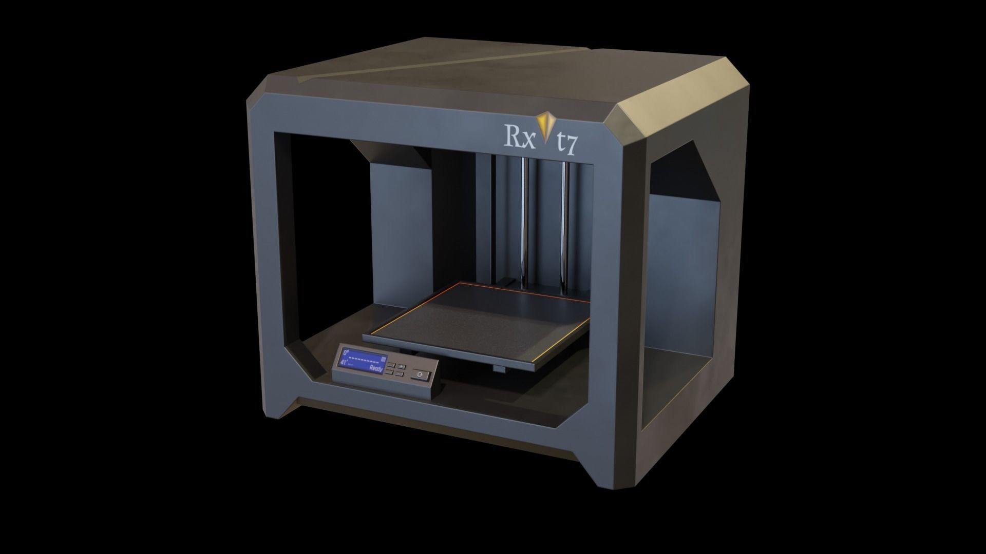 3D model Enclosed 3D Printer Fdm filament lowpoly gameready 3d model VR ...