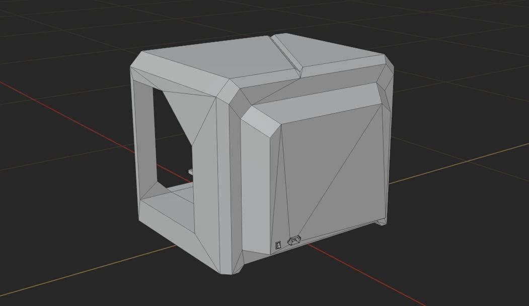 3D model Enclosed 3D Printer Fdm filament lowpoly gameready 3d model VR / AR / low-poly | CGTrader