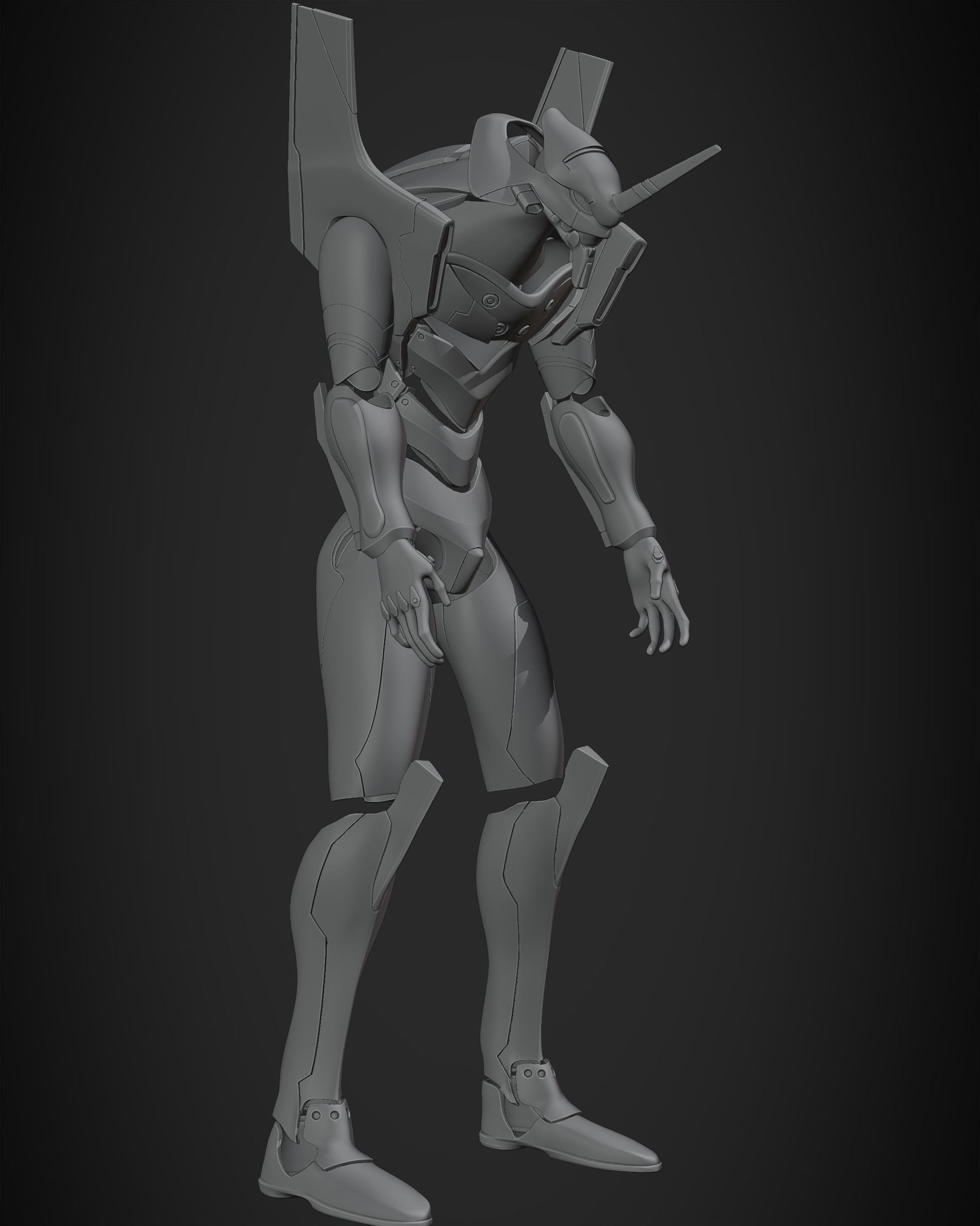 Evangelion EVA-01 Full Armor for Cosplay 3D model 3D printable | CGTrader