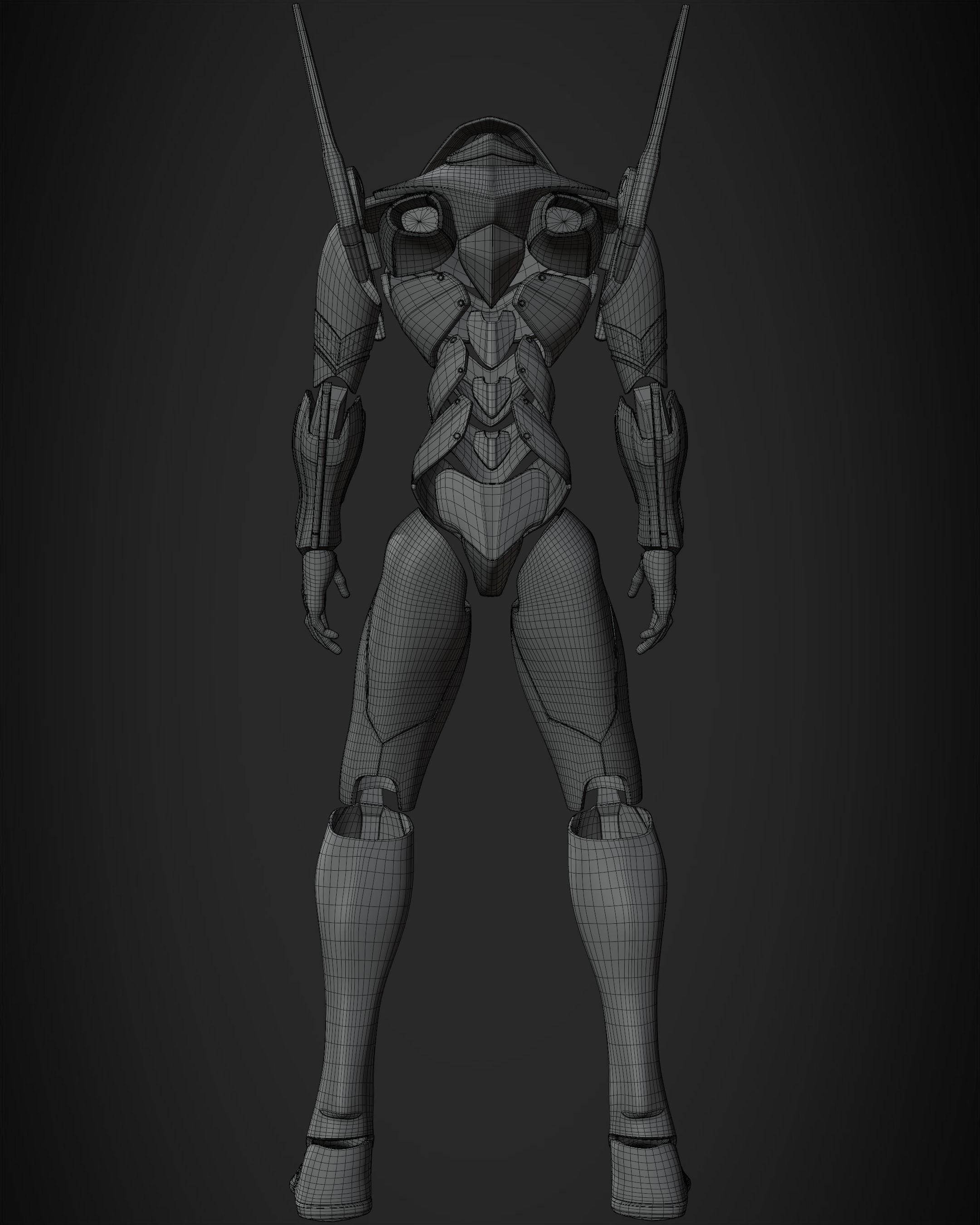 Evangelion EVA-01 Full Armor for Cosplay 3D model 3D printable | CGTrader