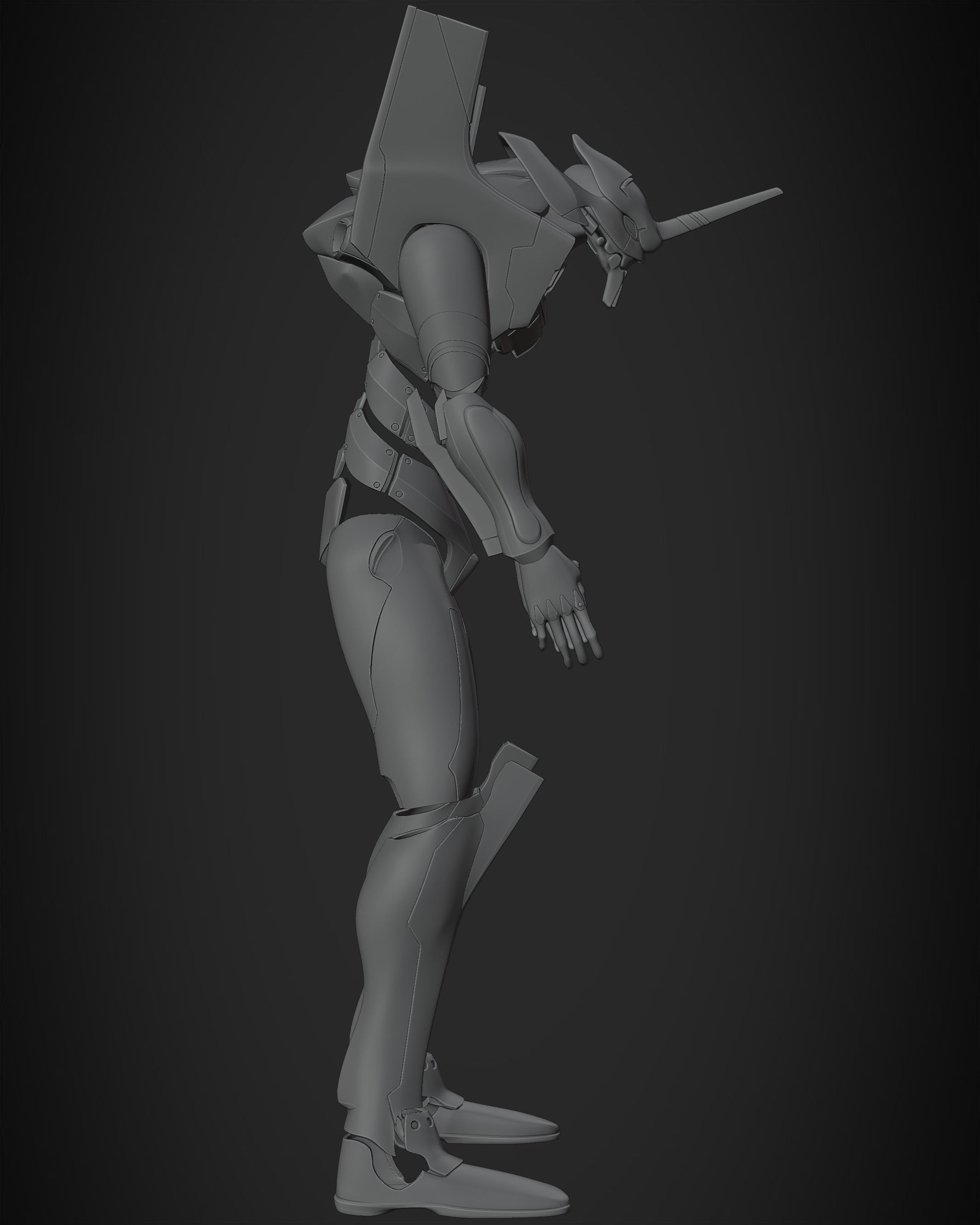 Evangelion EVA-01 Full Armor for Cosplay 3D model 3D printable | CGTrader