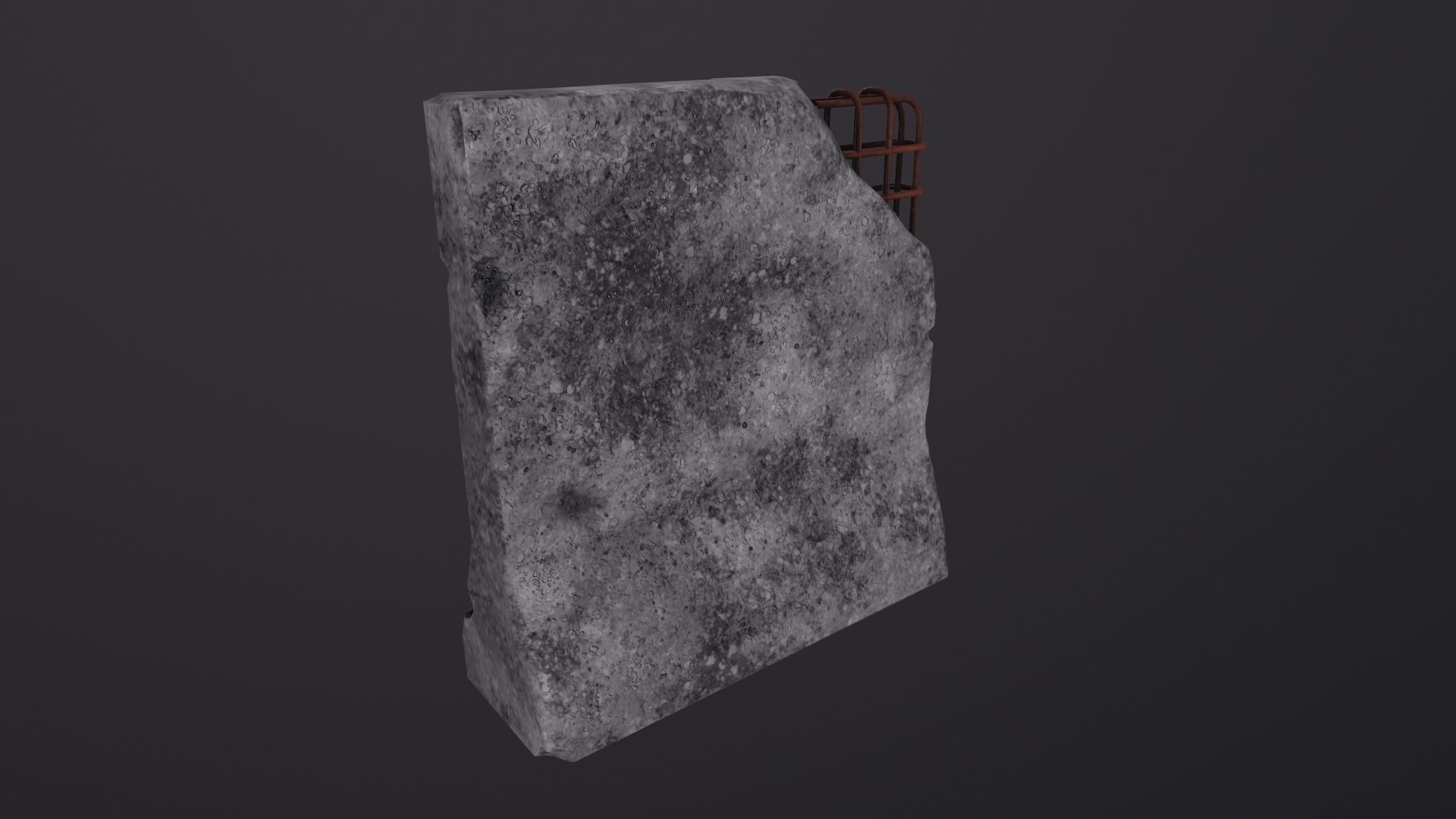 3D model Concrete Barrier 3D Model VR / AR / low-poly | CGTrader