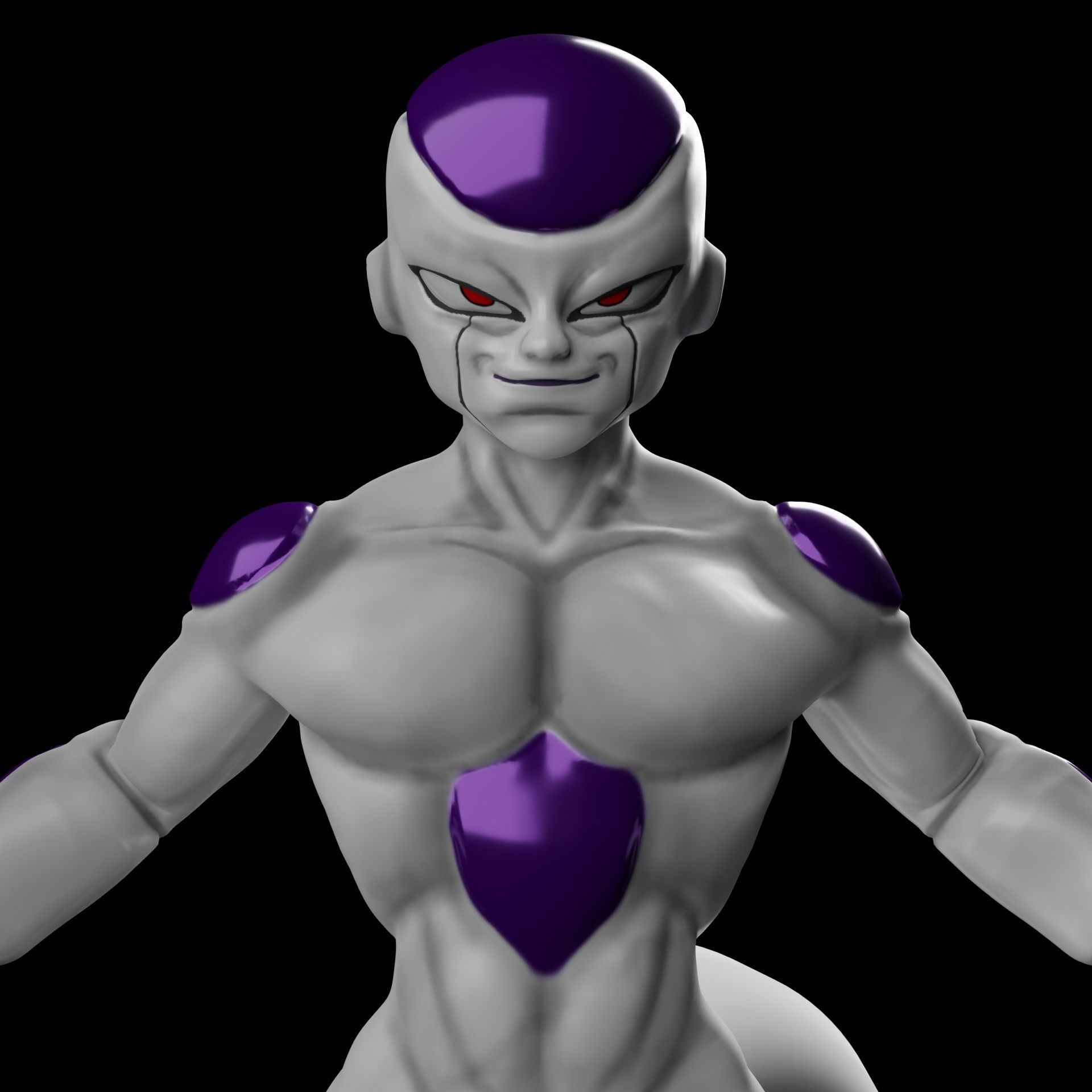 3d Model Frieza Model Vr Ar Low Poly Cgtrader